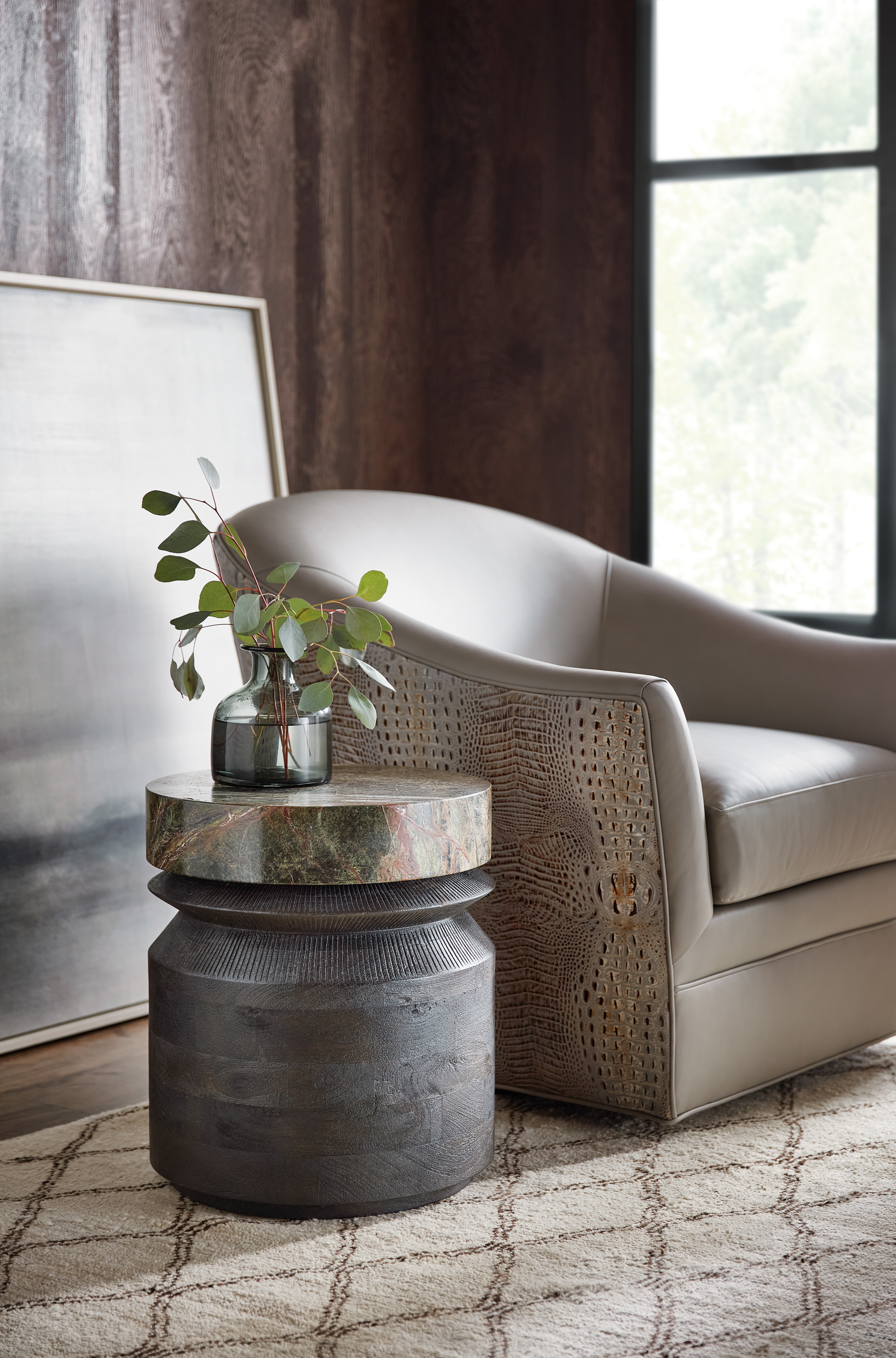 Hooker Furniture Living Room Commerce and Market Valor Accent Table ...