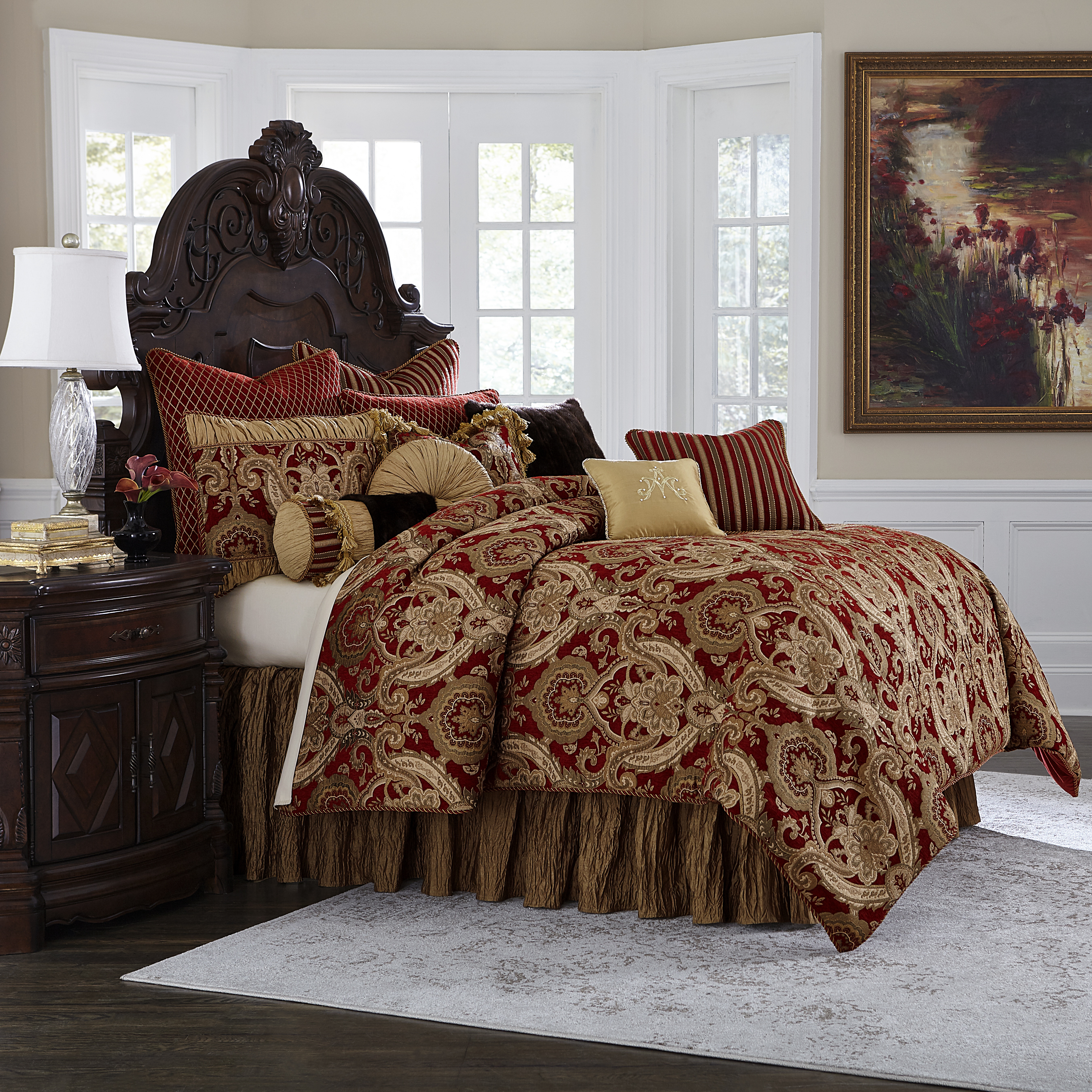12 piece queen comforter set store