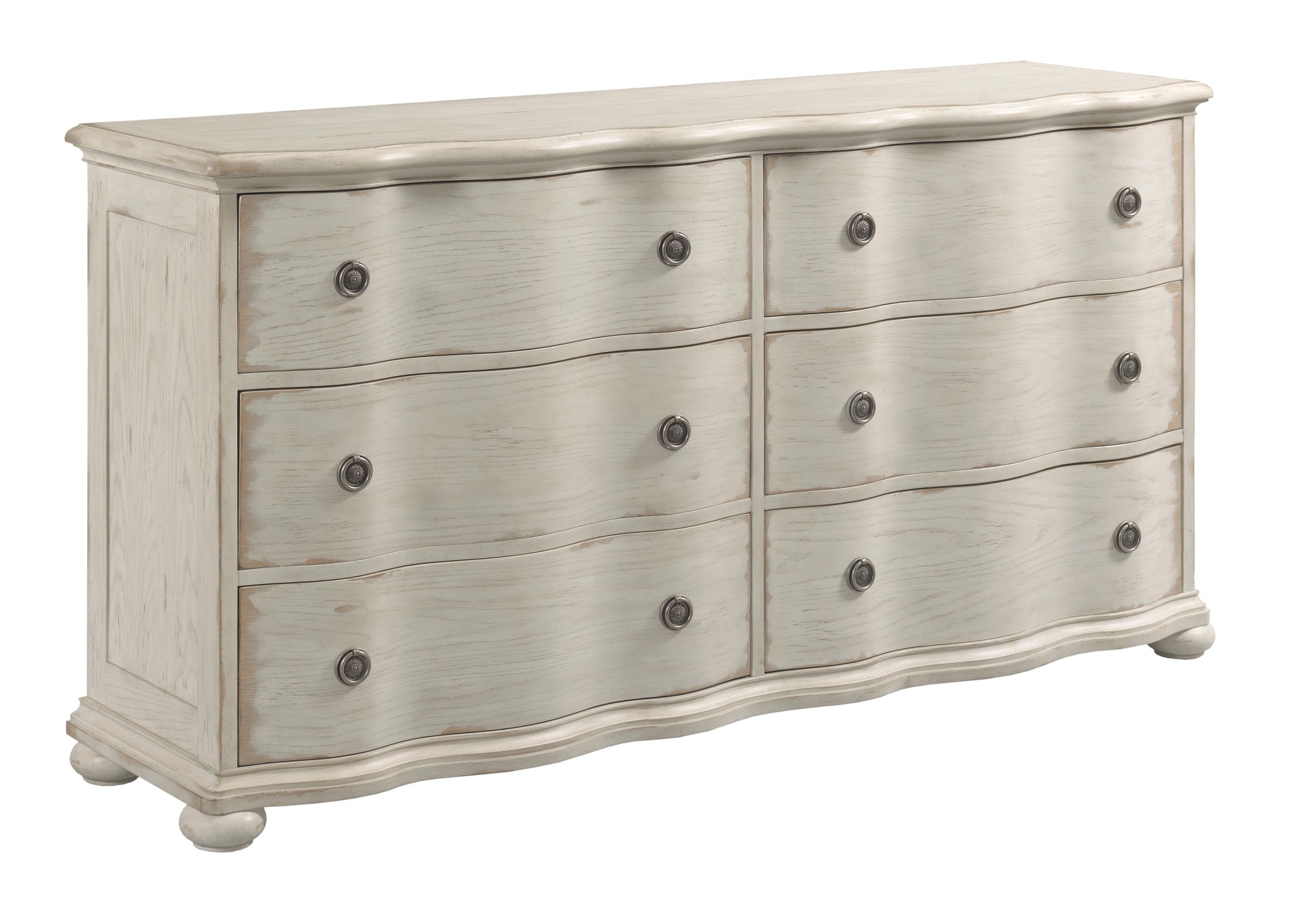 American Drew Bedroom Helene Six Drawer Dresser - Cre me 309-130C ...