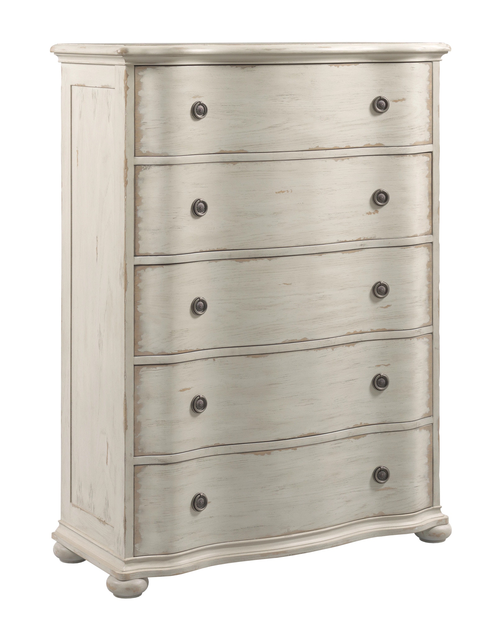 American Drew Bedroom Helene Five Drawer Chest - Creme 309-215C ...