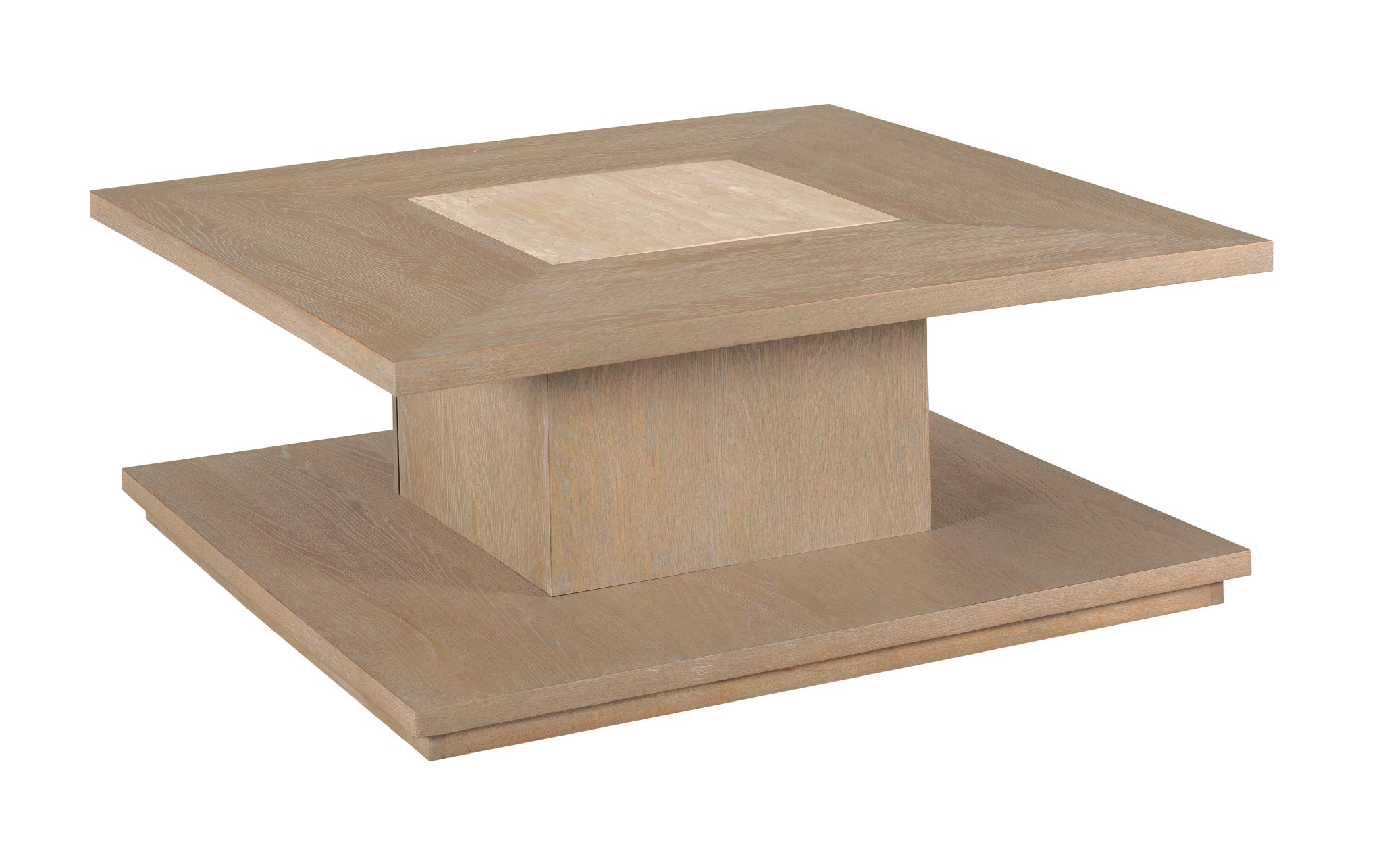 American Drew Living Room Balance Square Coffee Table 305-912 | Hickory ...