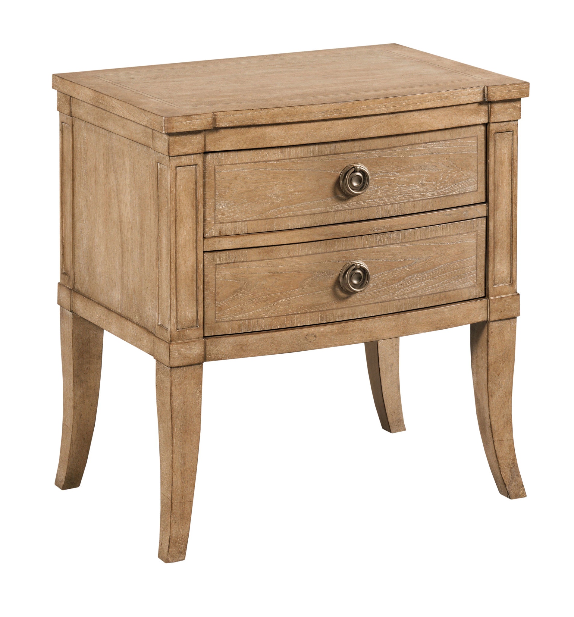 American Drew Bedroom Chastain Two Drawer Nightstand 483-421 - Carol ...