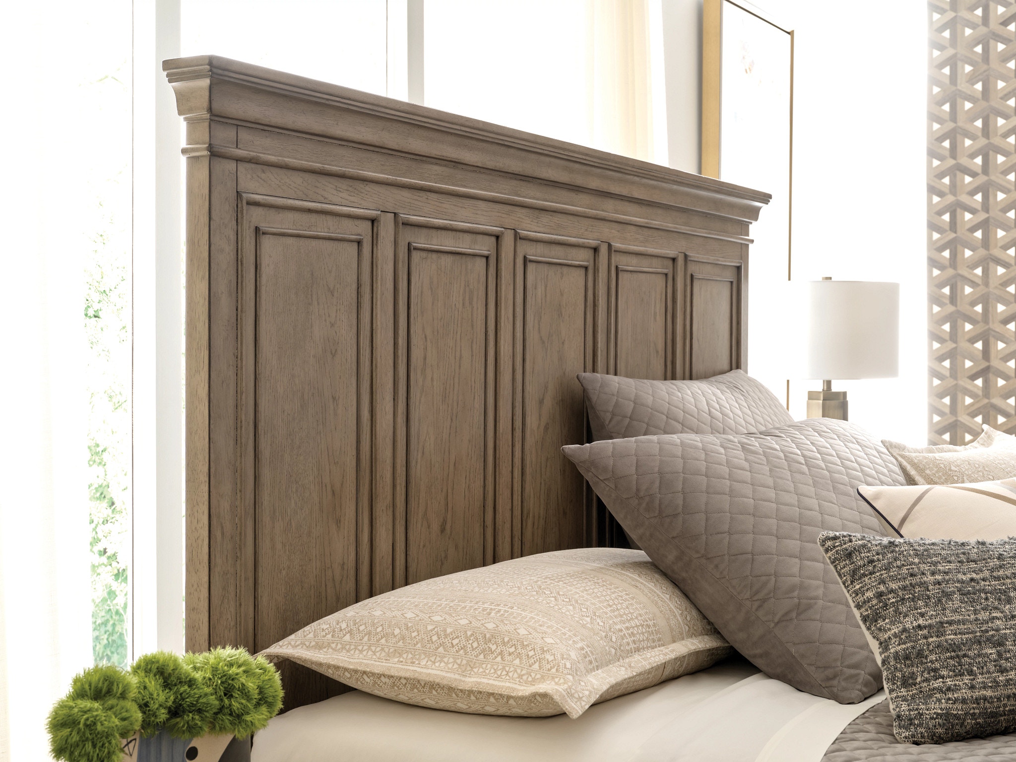 American Drew Bedroom Asher Panel King Bed Complete 151-306R | Hickory Furniture Mart | Hickory, NC