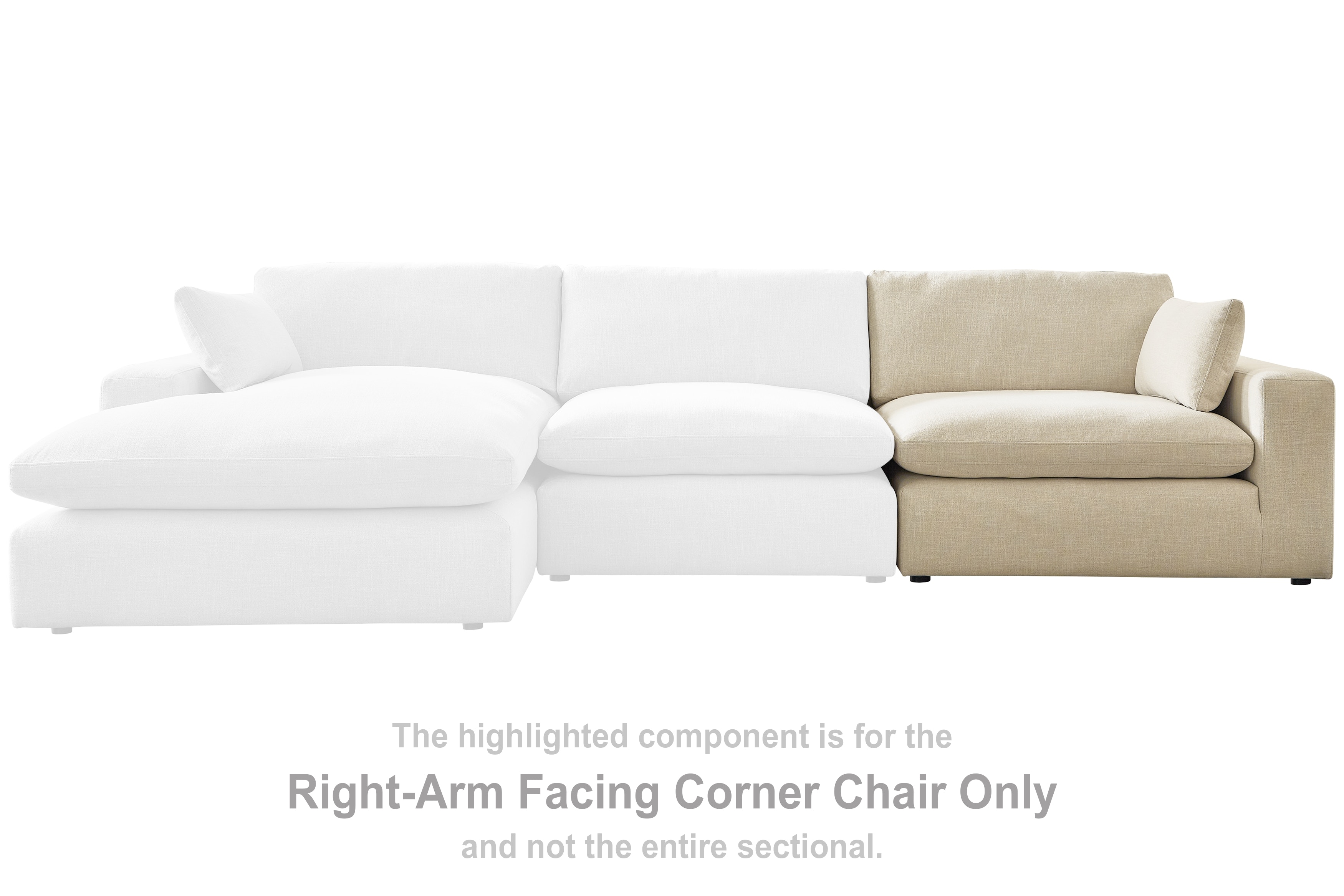 Benchcraft Living Room Elyza Right-Arm Facing Corner Chair 1000665 ...