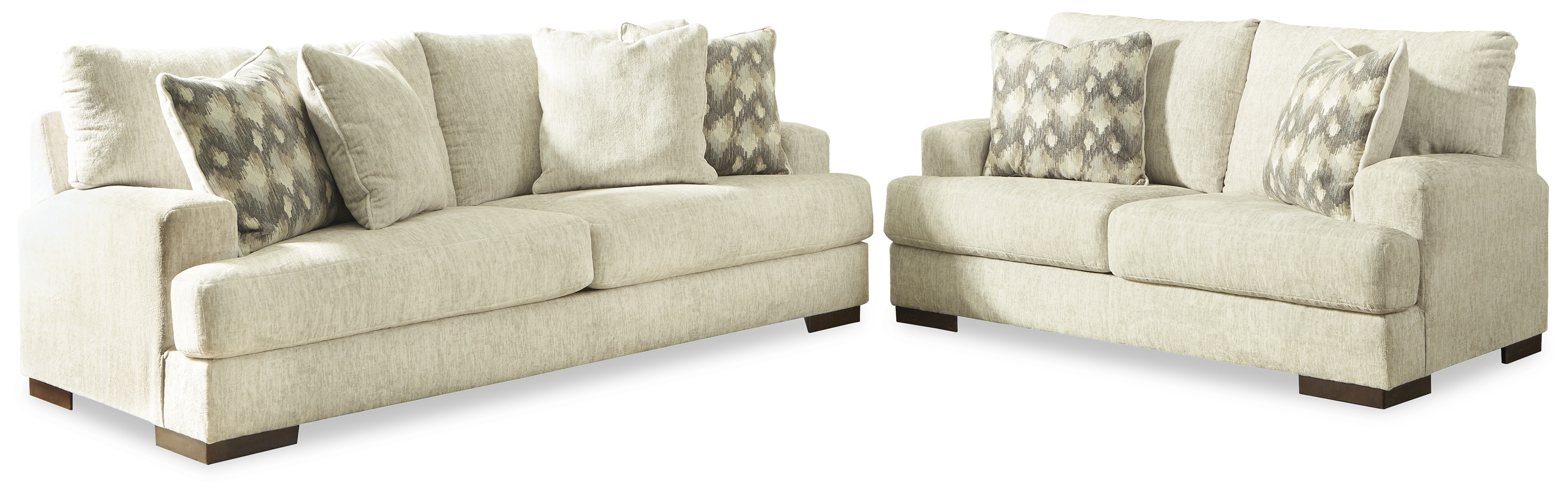 Signature Design by Ashley Living Room Caretti Sofa and Loveseat ...