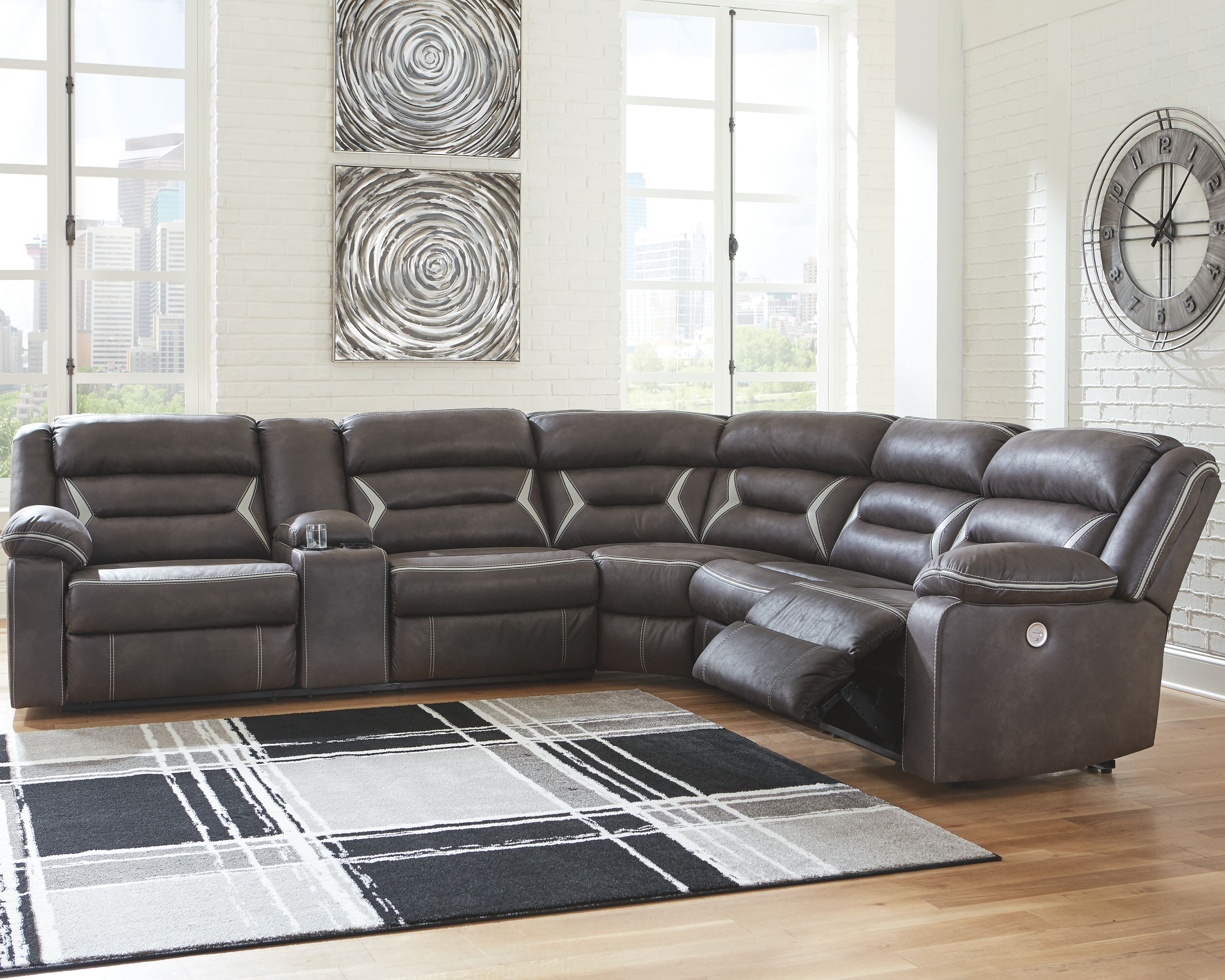 Signature Design by Ashley Living Room Kincord 4-Piece Power Reclining ...