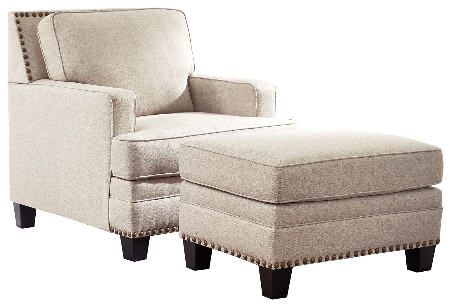 Benchcraft Living Room Claredon Chair and Ottoman 15602U2 Weiss Furniture Company Latrobe Pa