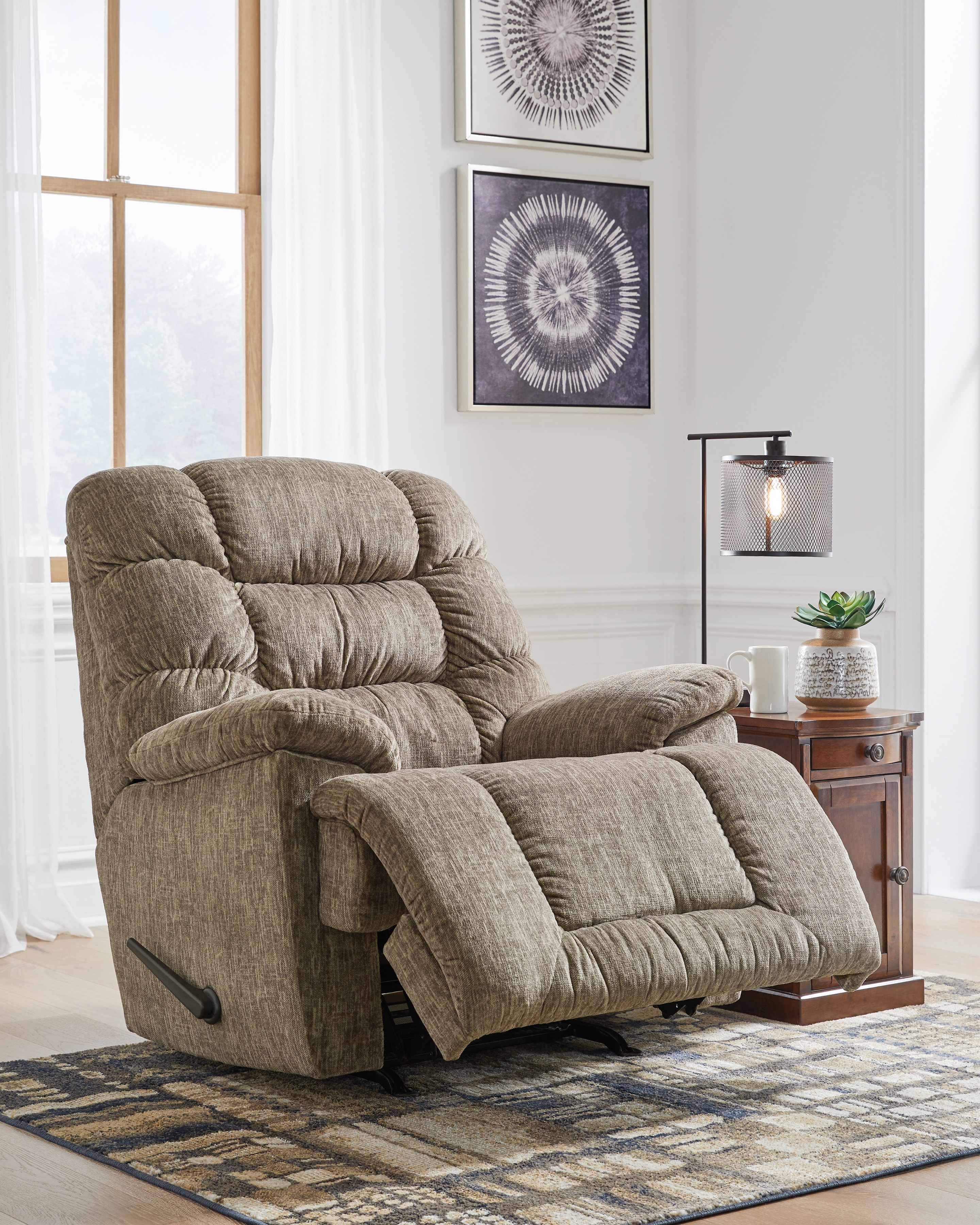 Signature Design by Ashley Living Room Bridgtrail Recliner 1650225 ...