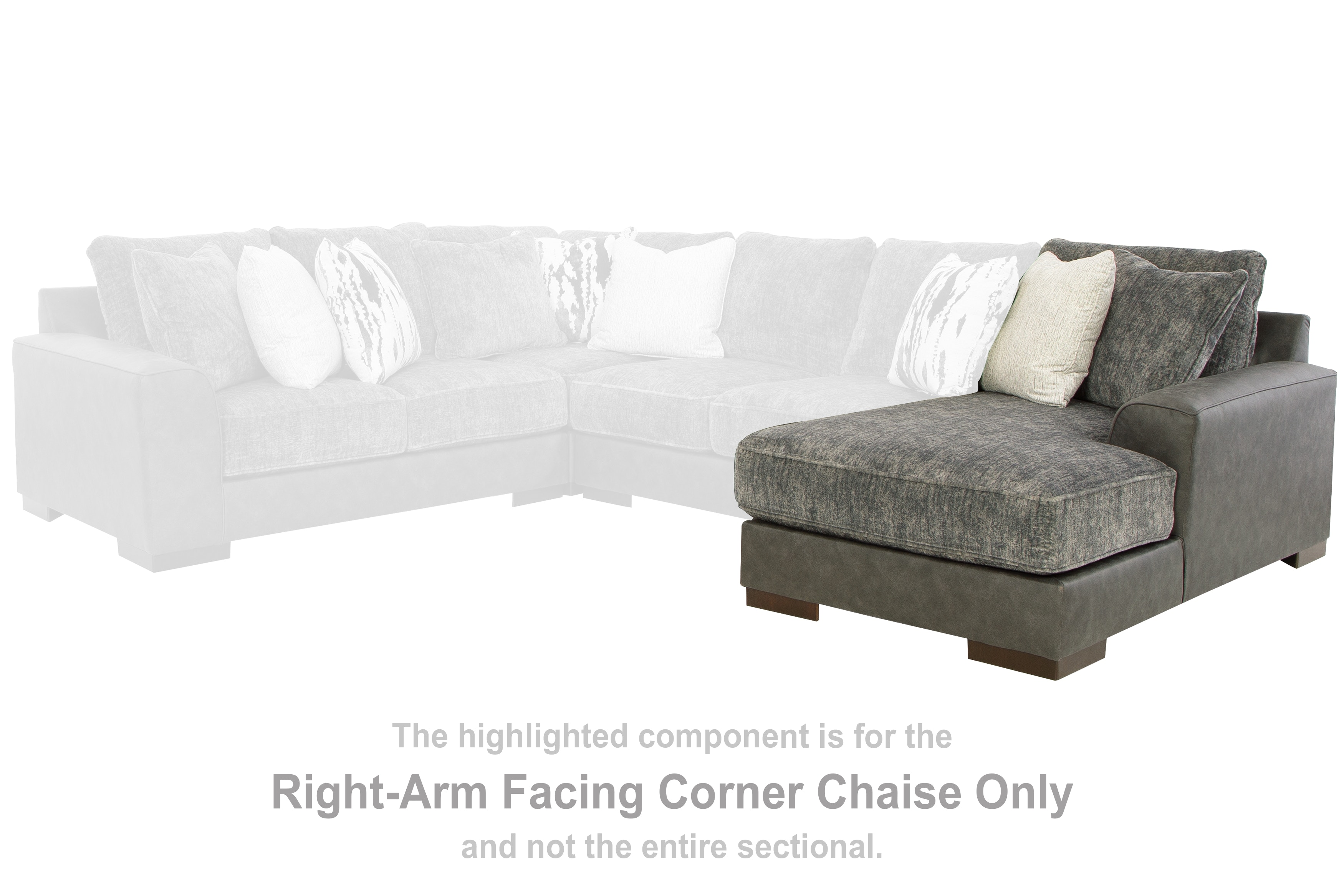 Signature Design by Ashley Living Room Larkstone Right-Arm Facing ...
