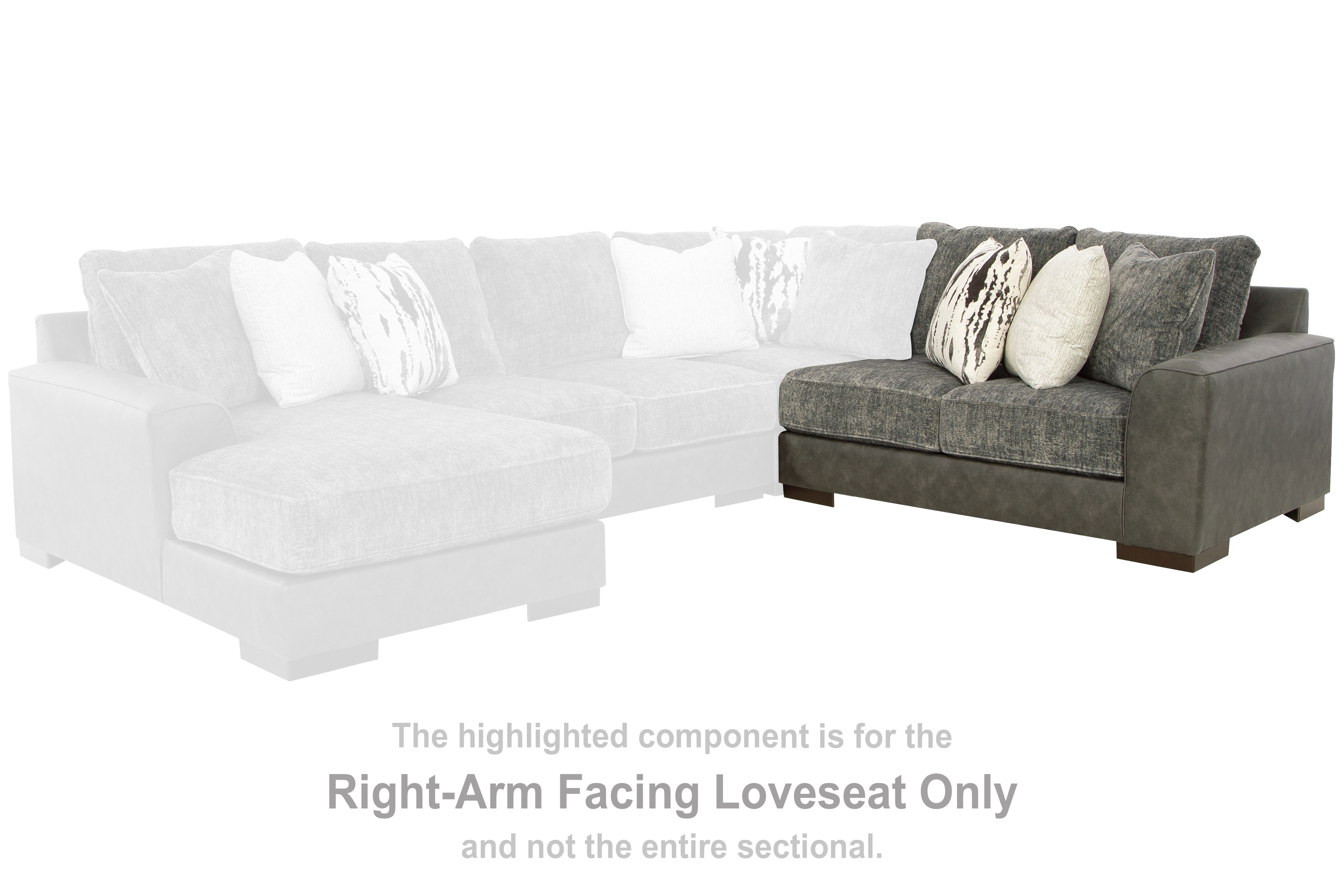 Signature Design by Ashley Living Room Larkstone 2-Piece Sectional with ...
