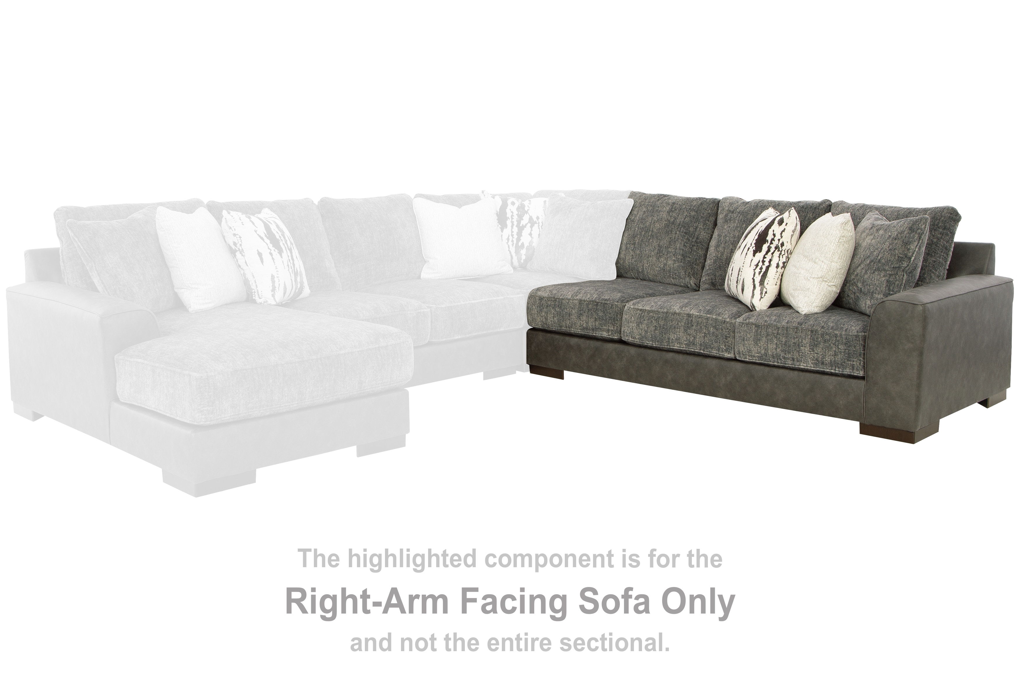 Ashley Larkstone Larkstone Right-Arm Facing Sofa 1740267 - Portland, OR ...