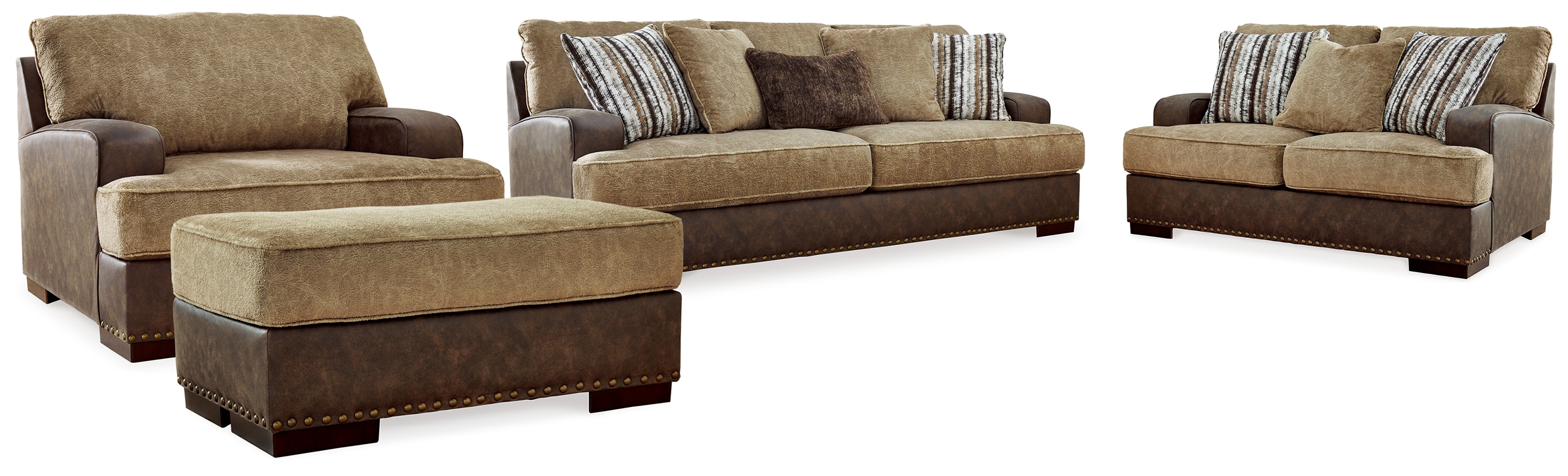 Signature Design by Ashley Living Room Alesbury Sofa, Loveseat ...