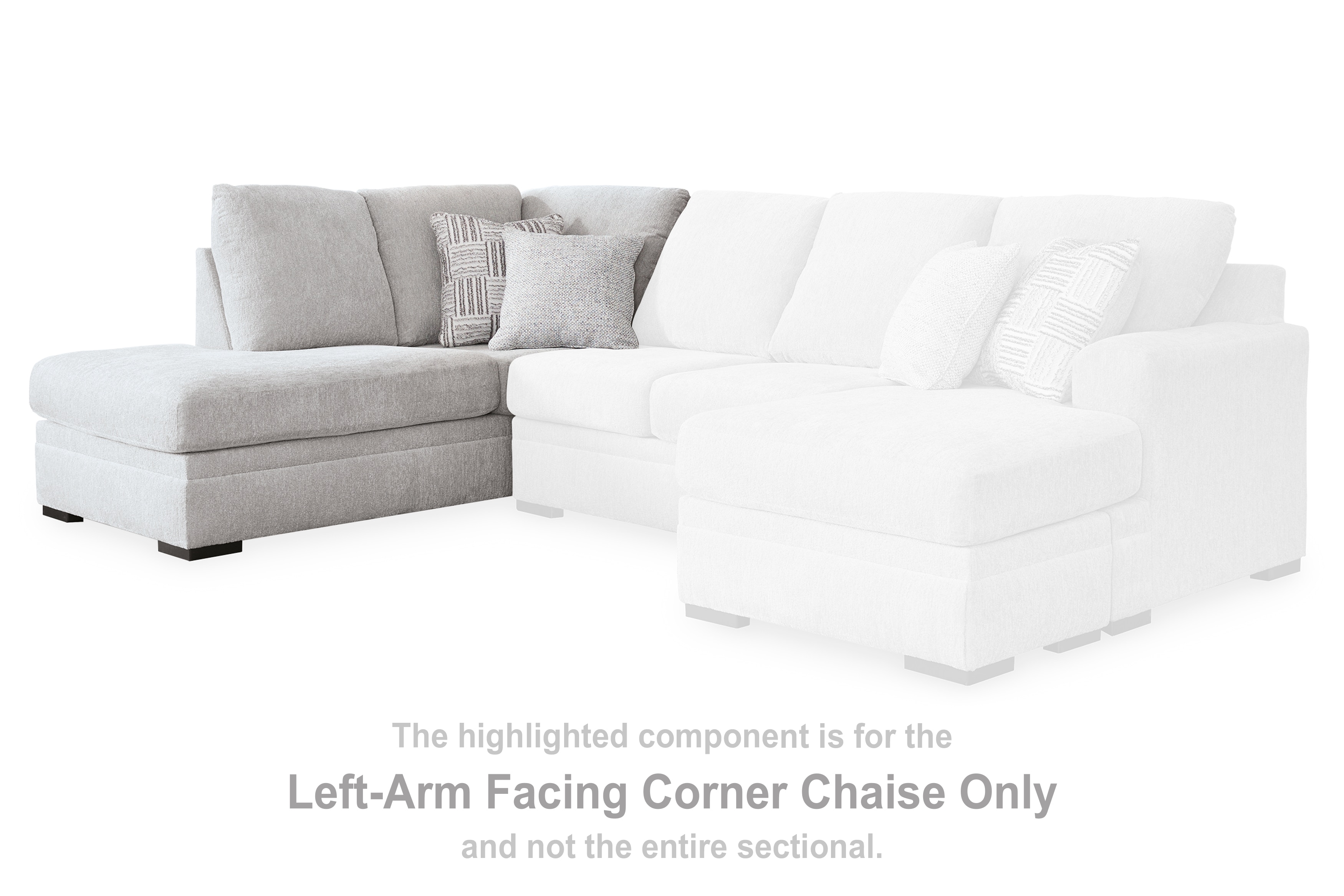 Benchcraft Living Room Gabyleigh Left-Arm Facing Corner Chaise 2090416 ...