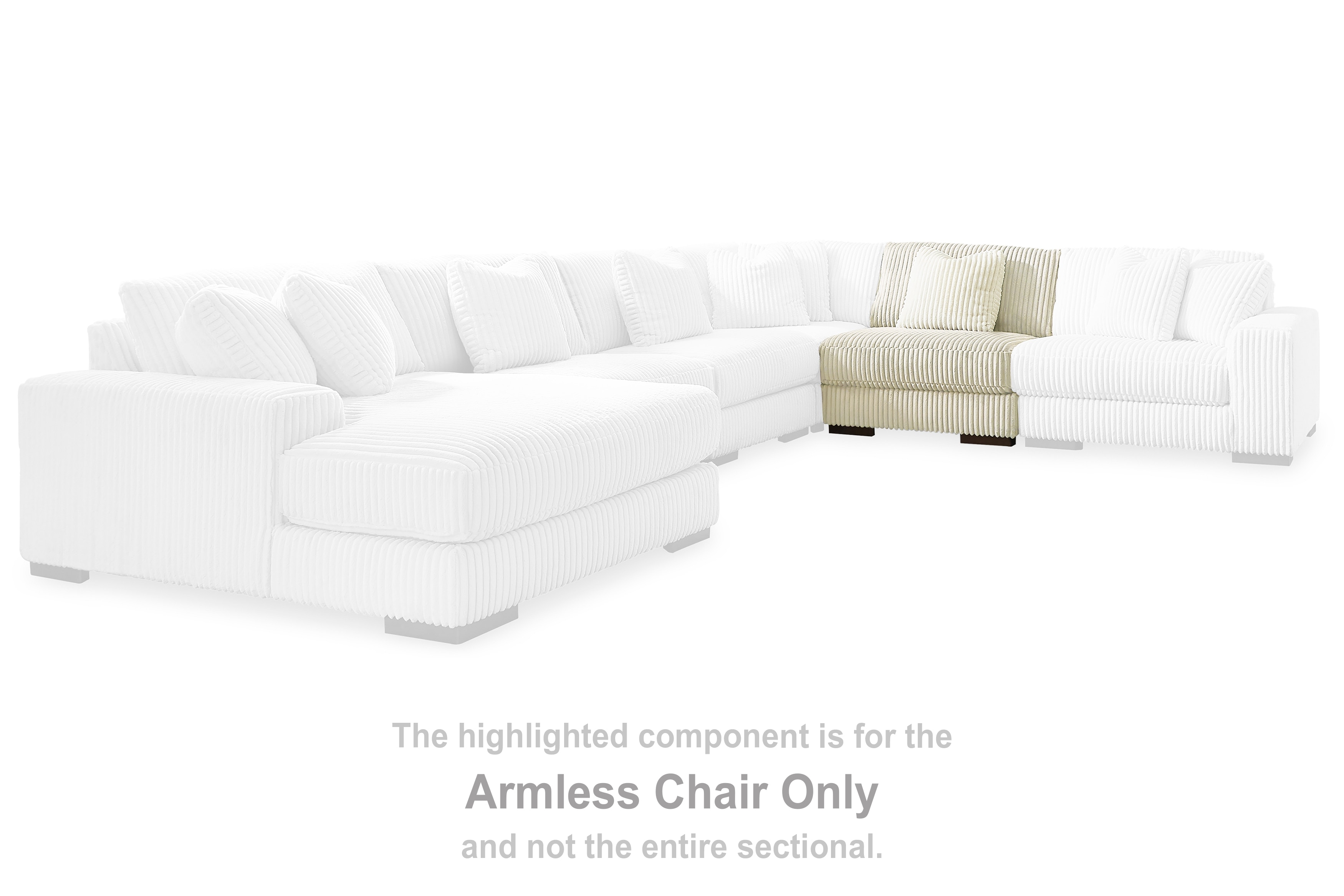 Ashley Lindyn Lindyn Armless Chair 2110446 - Portland, OR | Key Home ...
