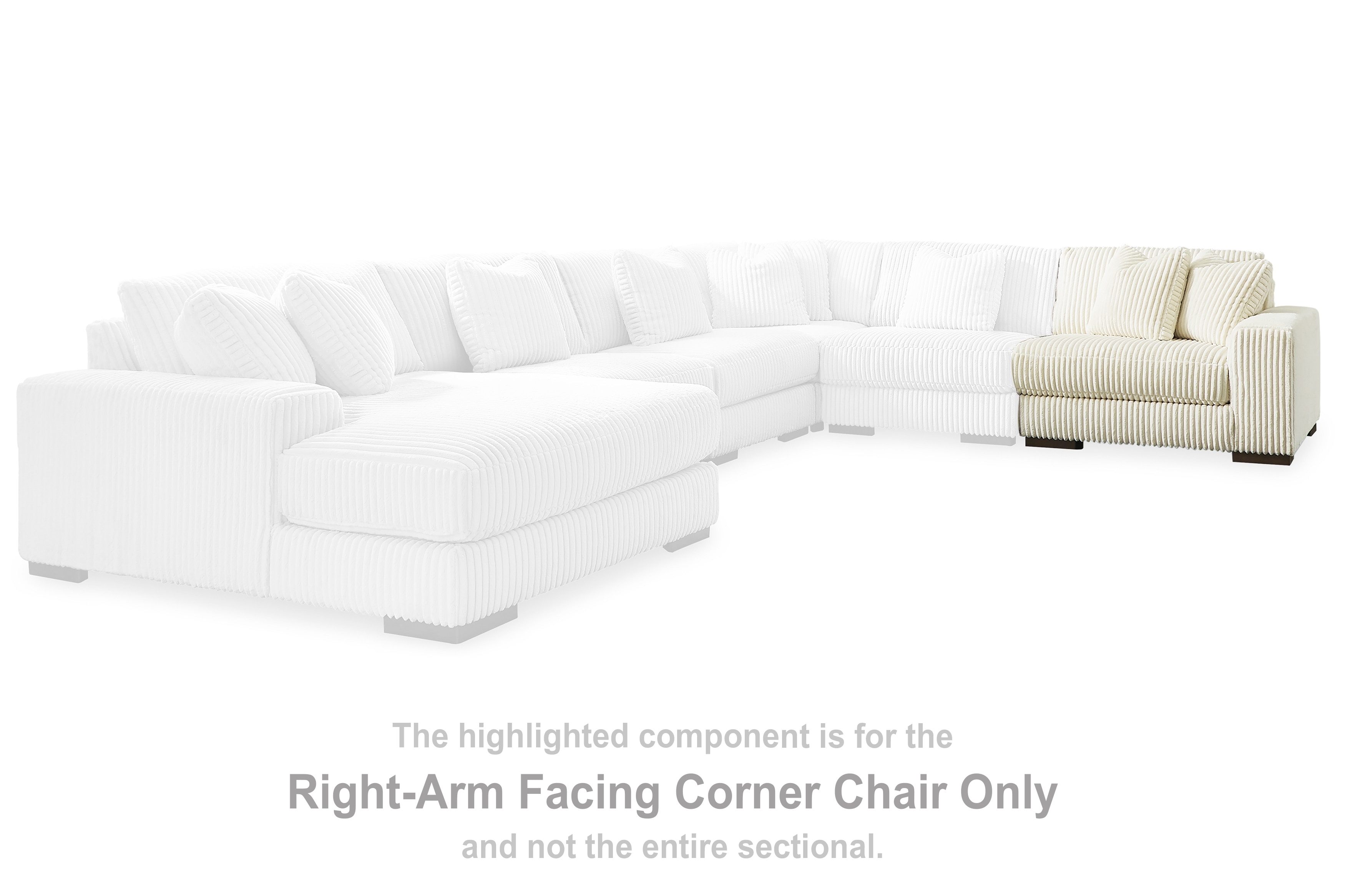Ashley Lindyn Lindyn Right-Arm Facing Corner Chair 2110465 - Portland ...