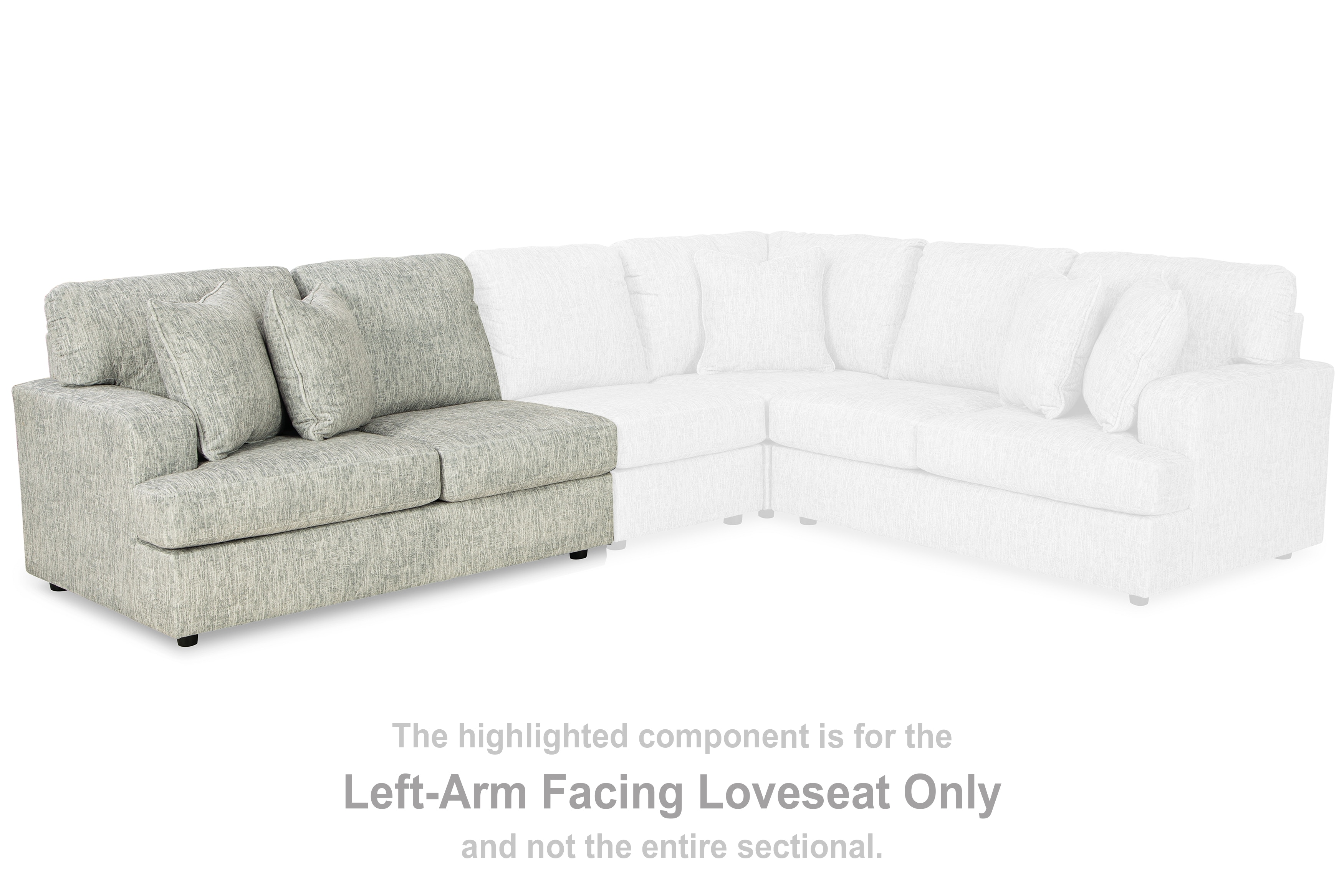 Ashley Playwrite Playwrite Left-Arm Facing Loveseat 2730455 - Portland ...