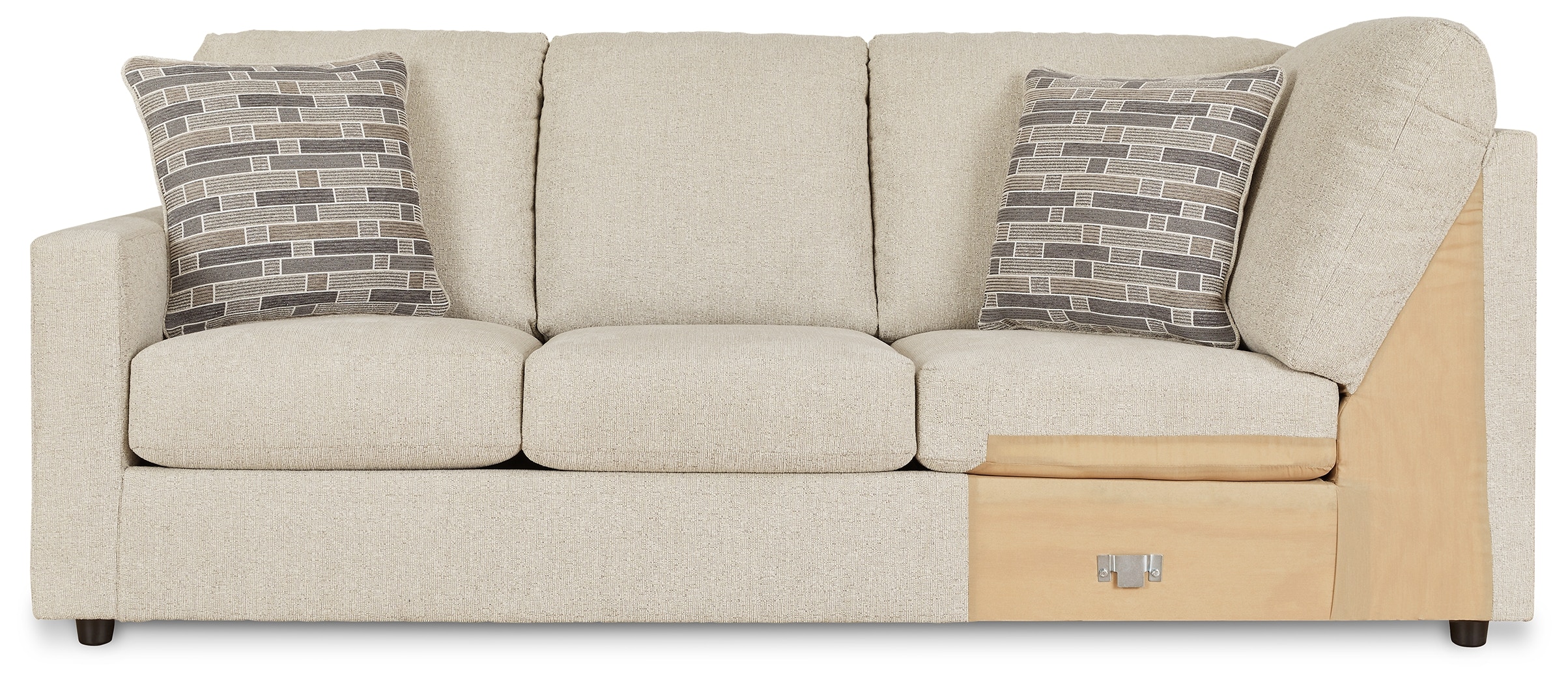 Ashley Edenfield Edenfield Left-Arm Facing Sofa with Corner Wedge ...