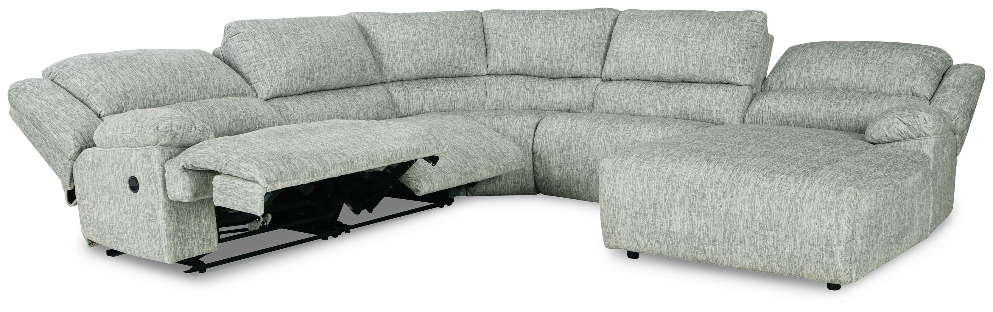 Ashley McClelland McClelland 5-Piece Reclining Sectional with Chaise ...