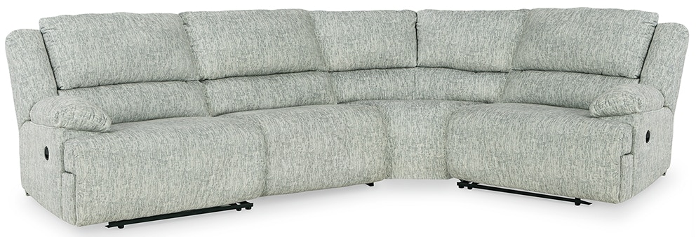 Ashley McClelland McClelland 4-Piece Reclining Sectional 29302S19 ...