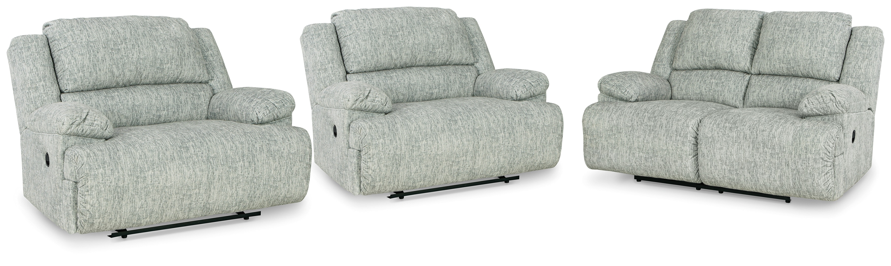 Ashley McClelland McClelland Reclining Loveseat and 2 Oversized ...