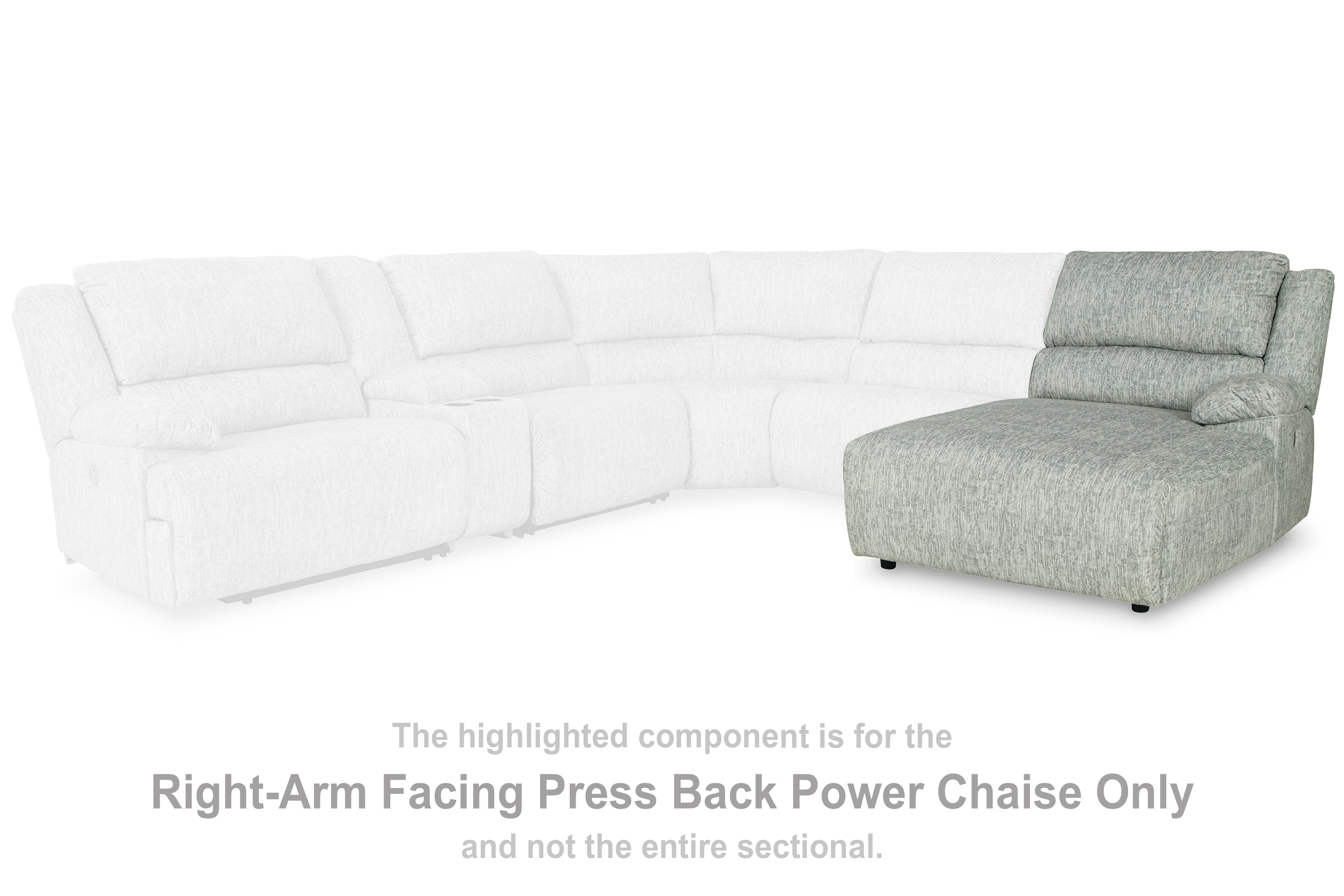 Signature Design by Ashley Living Room McClelland Right-Arm Facing ...