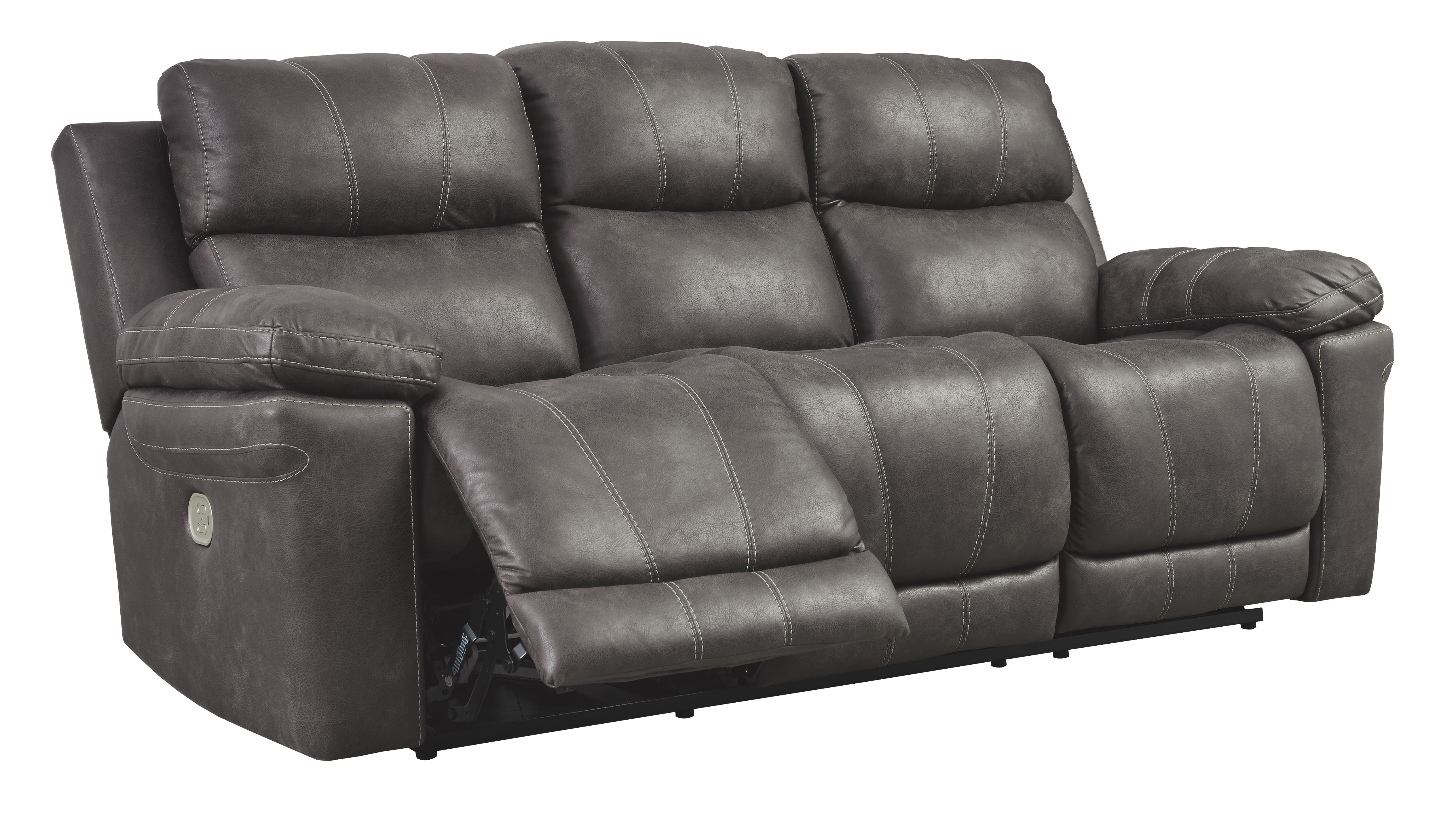 Signature Design by Ashley Living Room Erlangen Power Reclining Sofa ...
