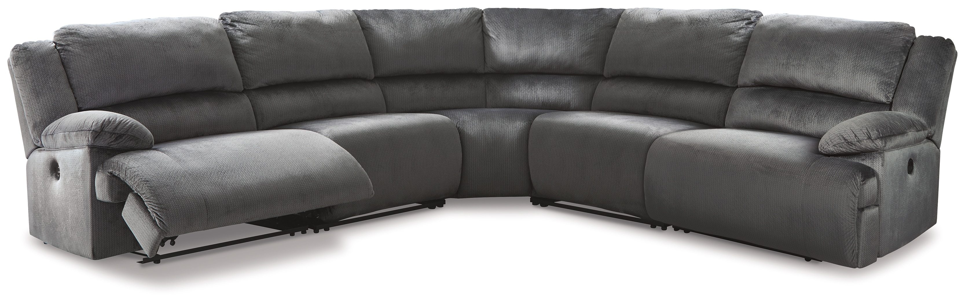 Signature Design by Ashley Living Room Clonmel 5 Piece Reclining Sectional 36505S19 Furniture