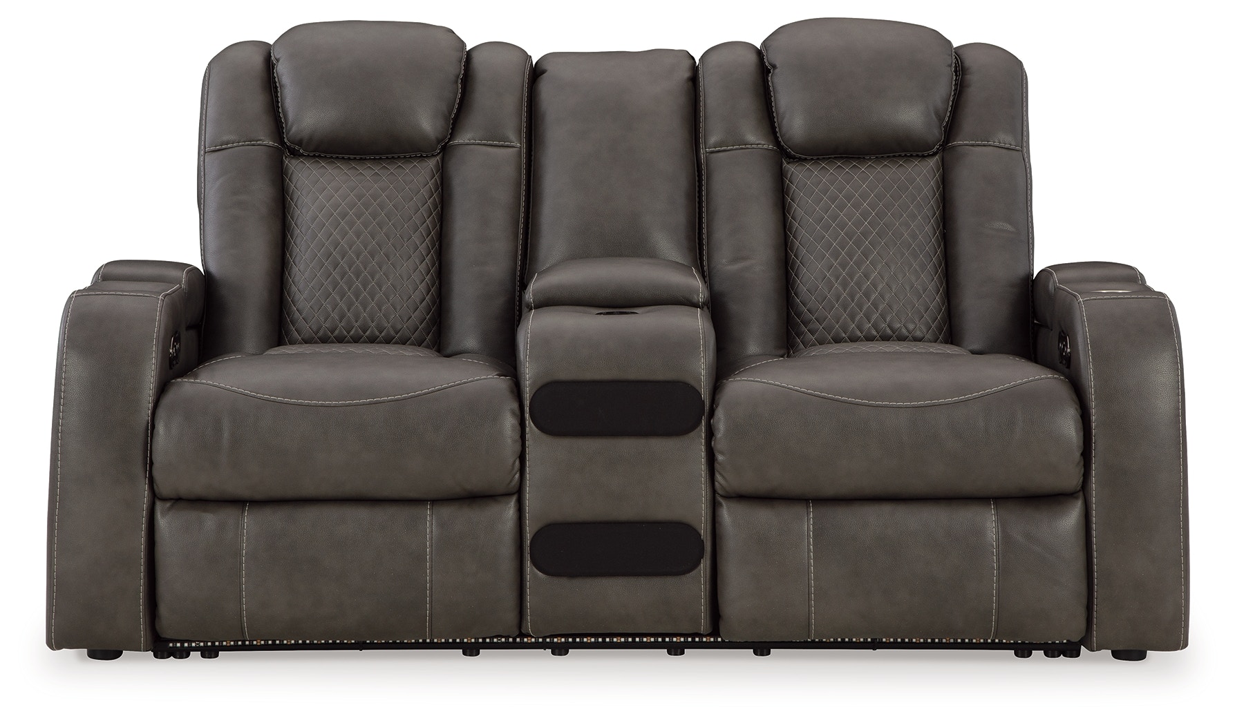 Ashley Fyne Dyme Fyne Dyme Power Reclining Loveseat with Console 3660218 Portland OR Key Home