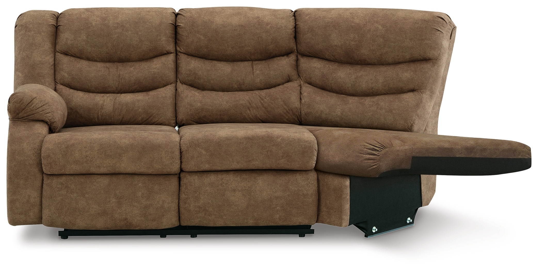 Ashley Partymate Partymate Left-Arm Facing Reclining Loveseat with Half ...