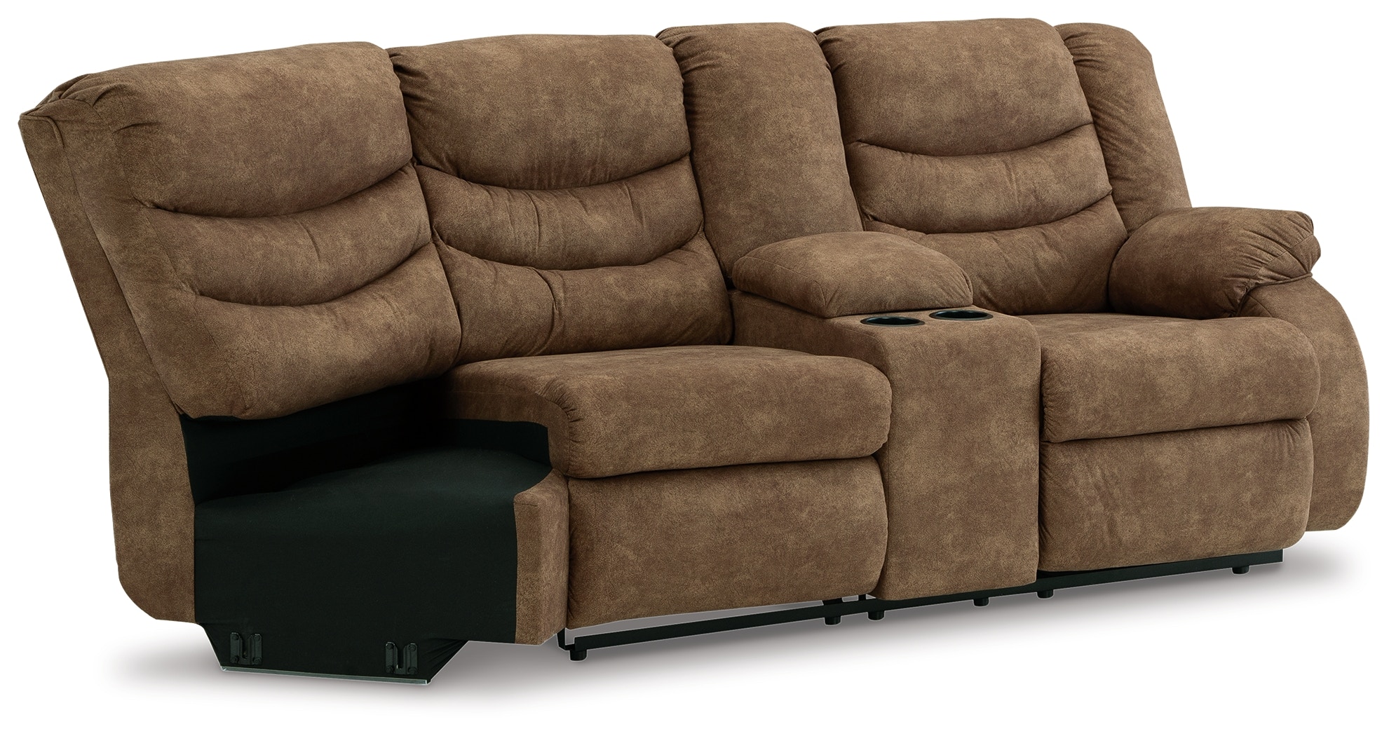 Ashley Partymate Partymate Right-Arm Facing Reclining Loveseat with ...