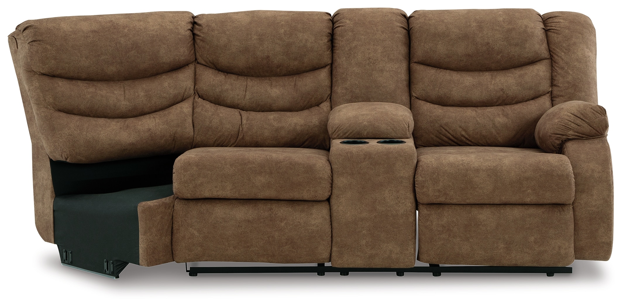 Ashley Partymate Partymate Right-Arm Facing Reclining Loveseat with ...