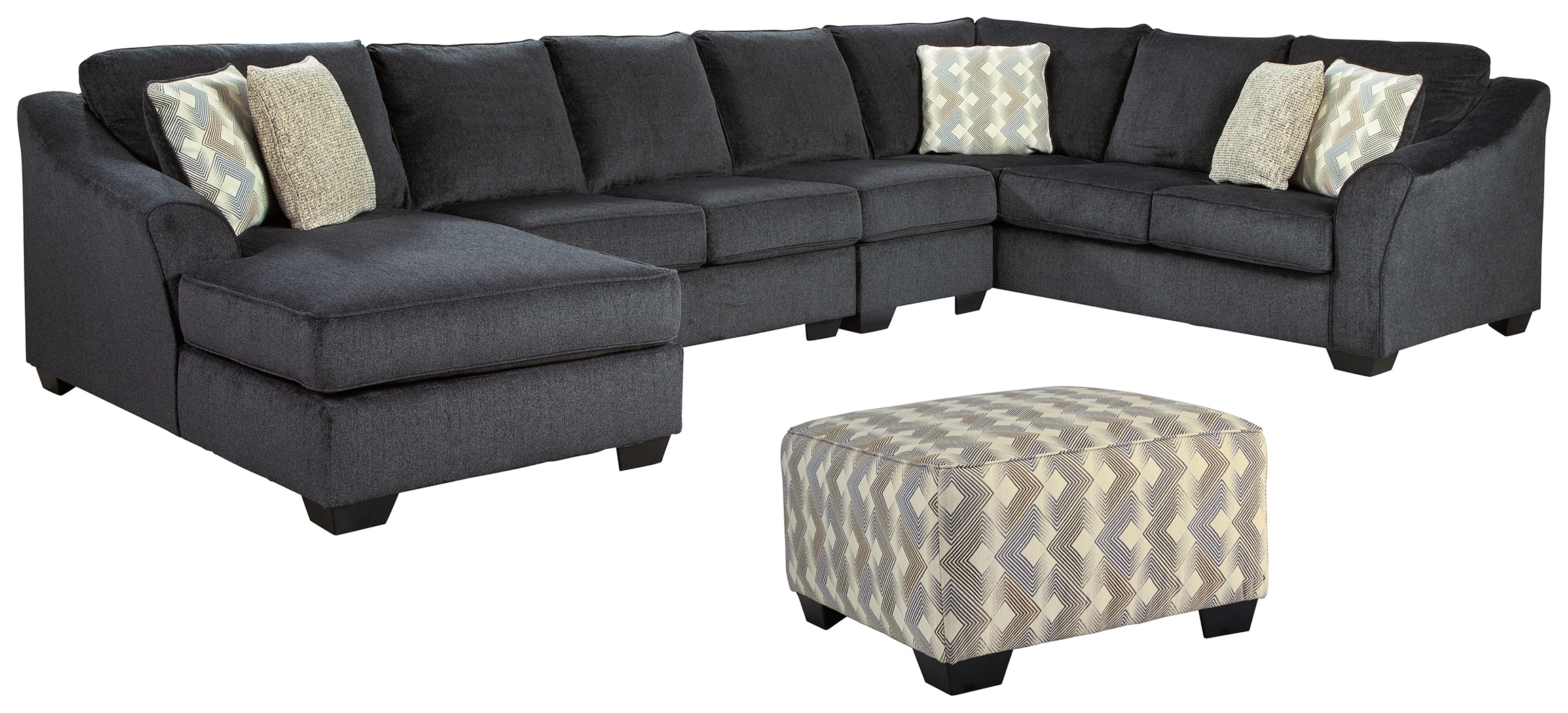 Signature Design by Ashley Living Room Eltmann 4-Piece Sectional with ...