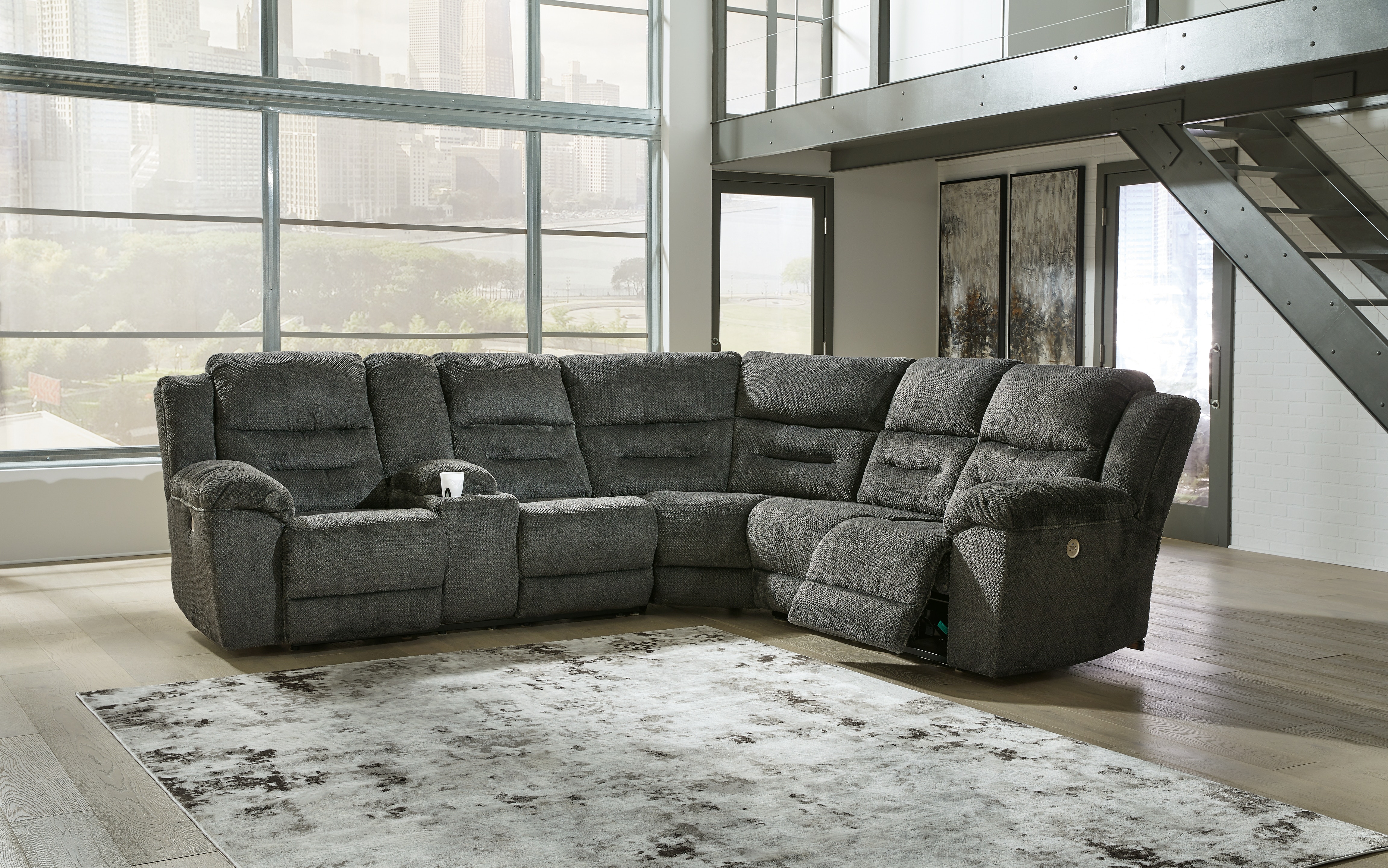 Shop our Nettington 3-Piece Power Reclining Sectional by Signature ...