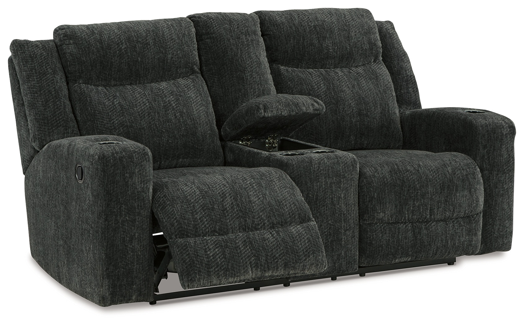 Ashley Martinglenn Martinglenn Reclining Loveseat with Console 4650494 ...
