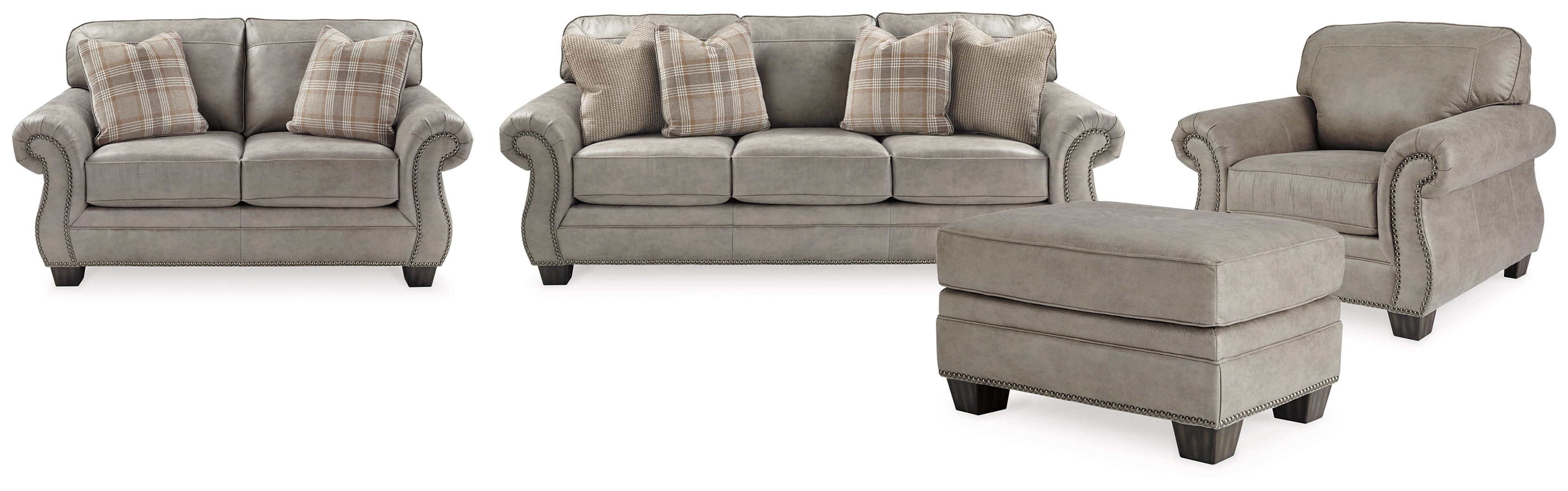 Ashley Olsberg Olsberg Sofa Sleeper, Loveseat, Chair, and Ottoman ...