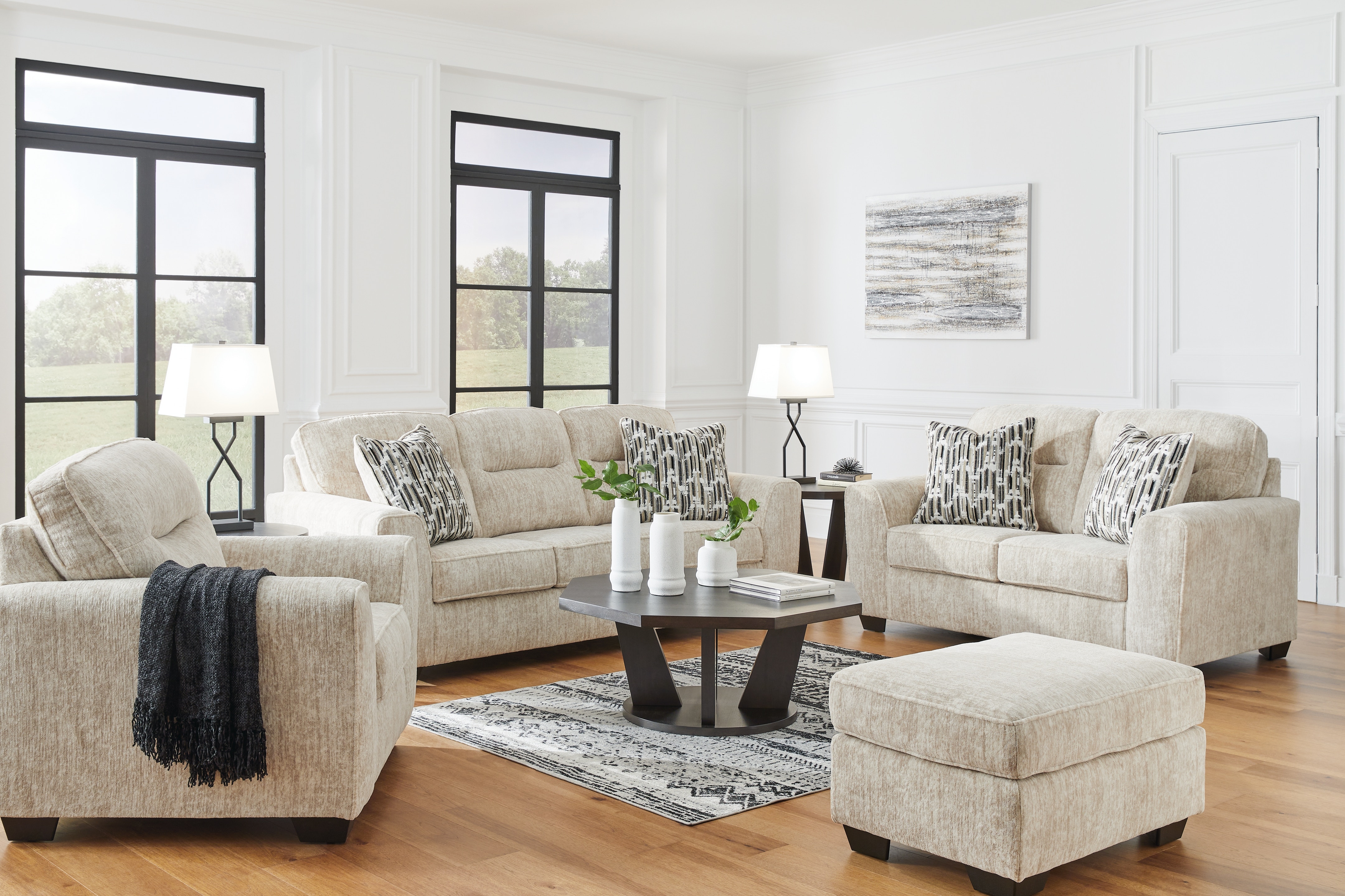 Couch and oversized chair set store