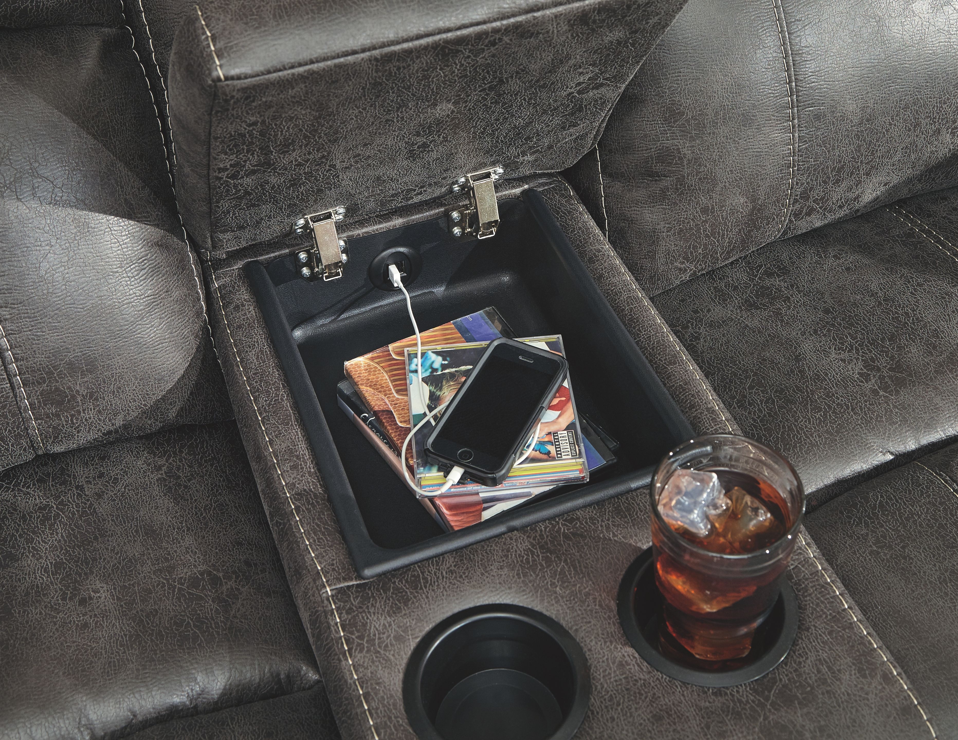 Ashley Dunwell Dunwell Power Reclining Sofa and Loveseat 51601U1 ...