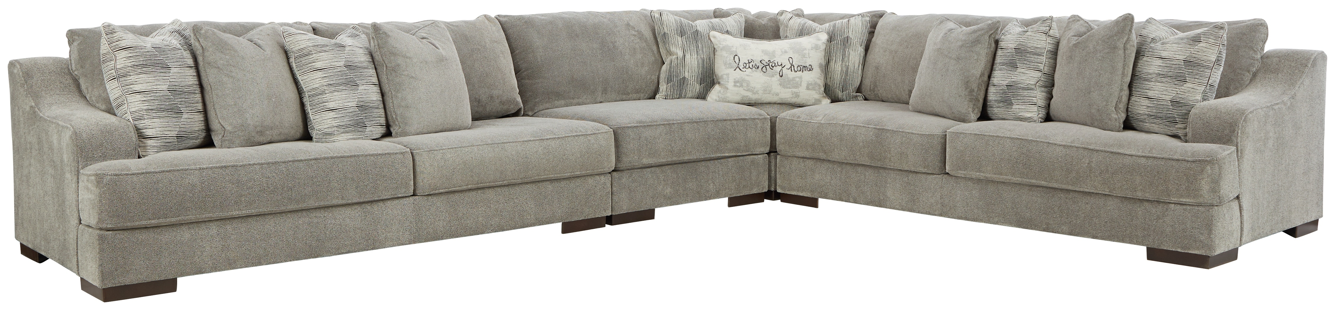Signature Design by Ashley Living Room Bayless 4-Piece Sectional ...