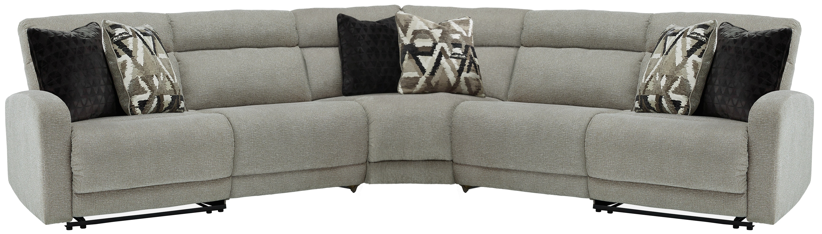 Signature Design by Ashley Living Room Colleyville 5 Piece Power Reclining Sectional 54405S6