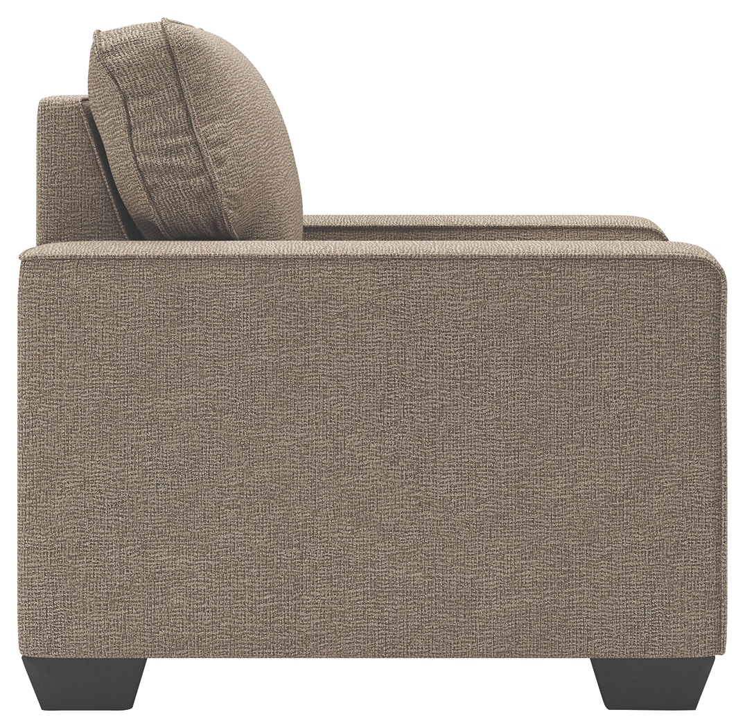 Signature Design by Ashley Living Room Greaves Driftwood Chair 5510520 ...