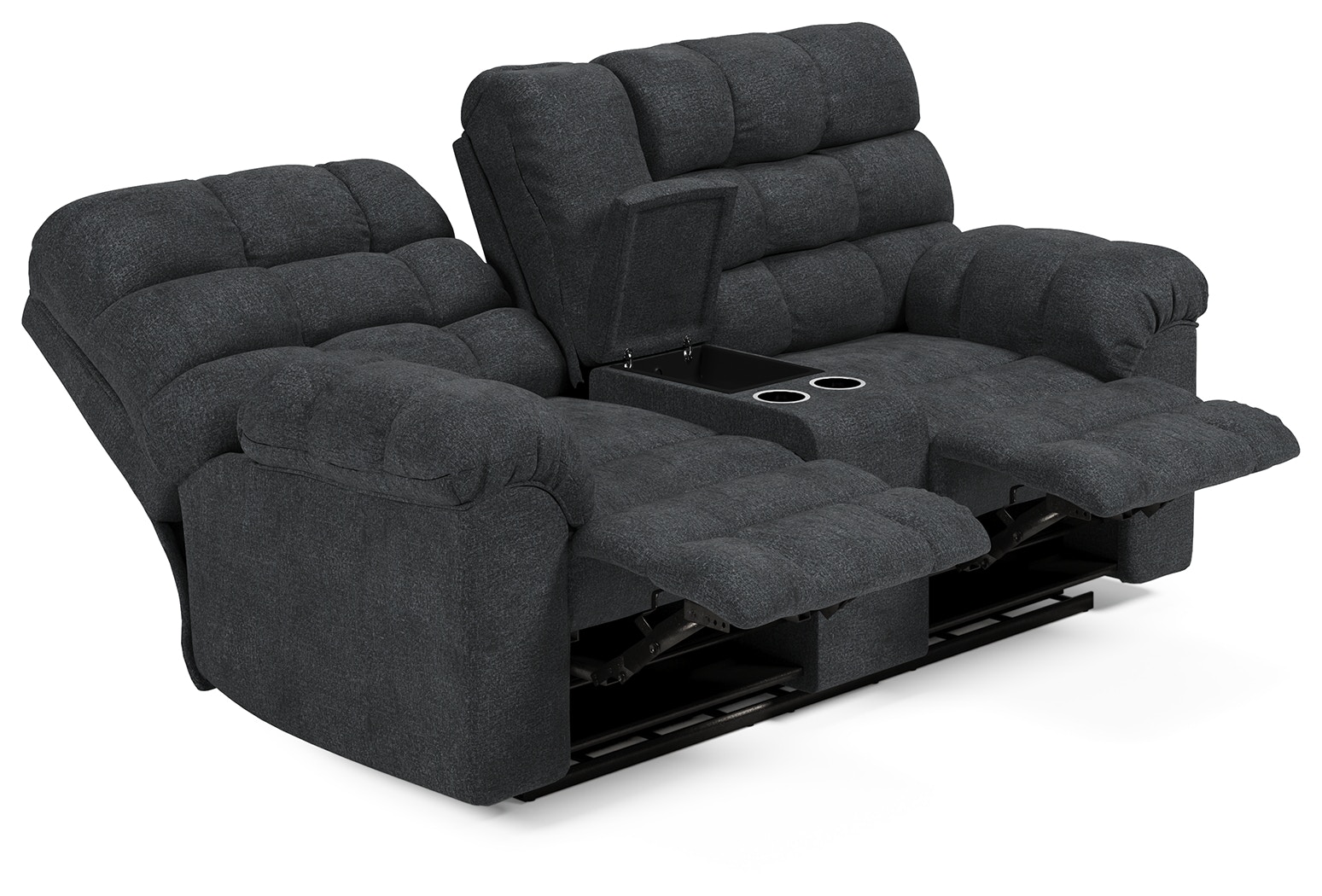 Ashley Wilhurst Wilhurst Reclining Loveseat with Console 5540394 ...