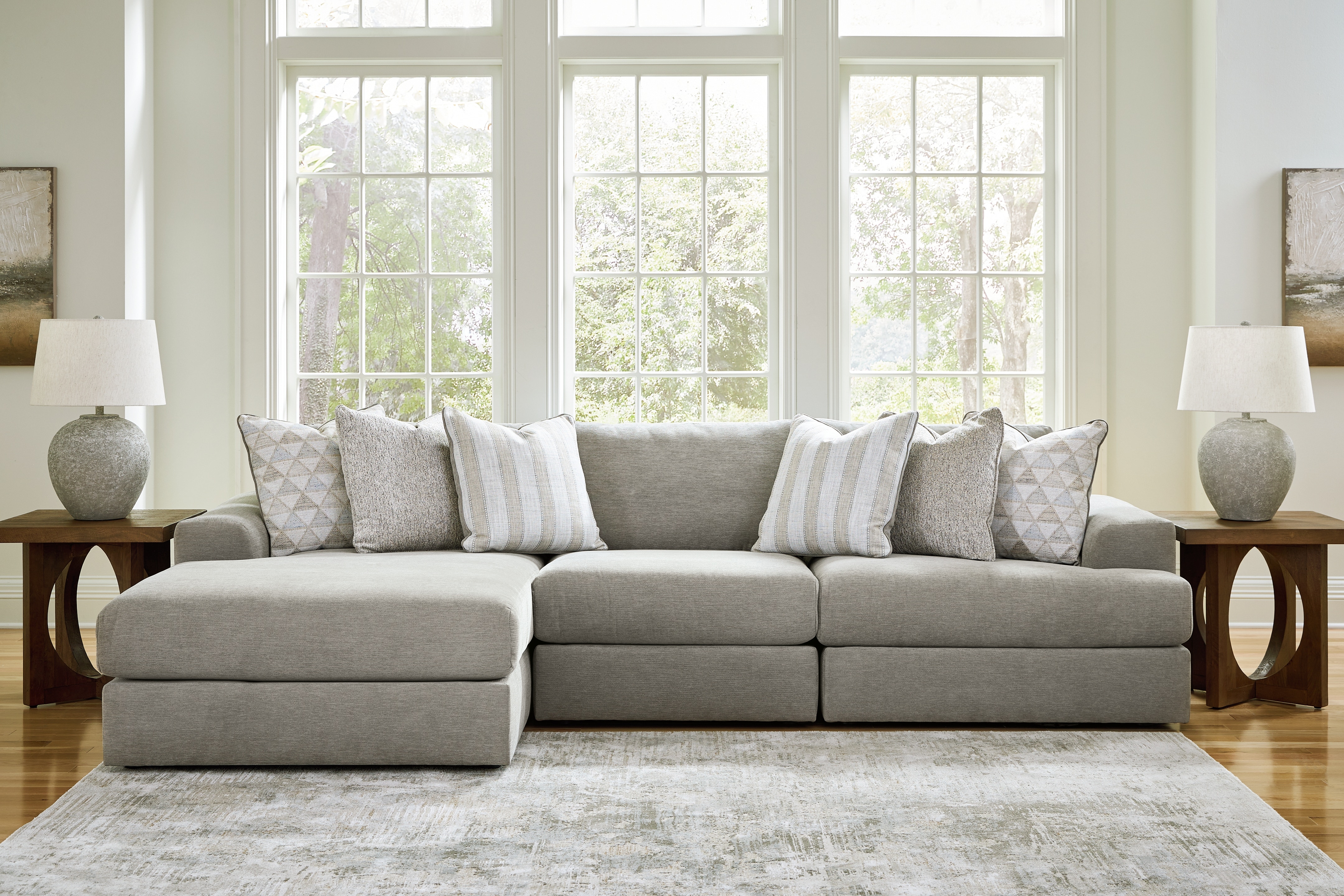 Ashley Avaliyah Avaliyah 3-Piece Sectional with Chaise 58103S3 ...