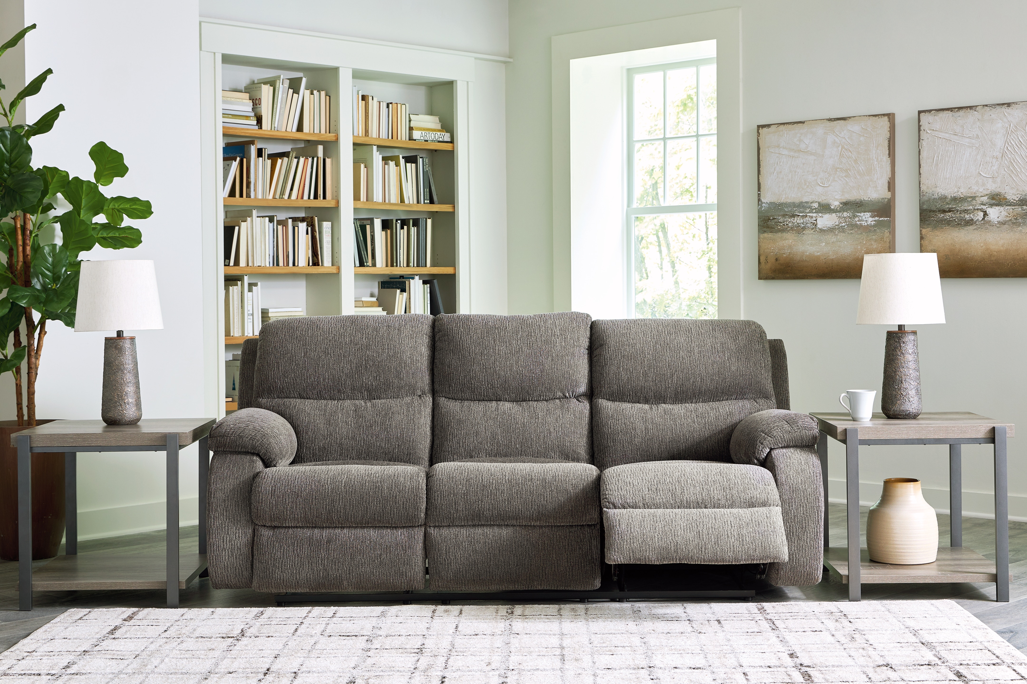 Signature Design by Ashley Living Room Scranto Reclining Sofa 6650288 ...