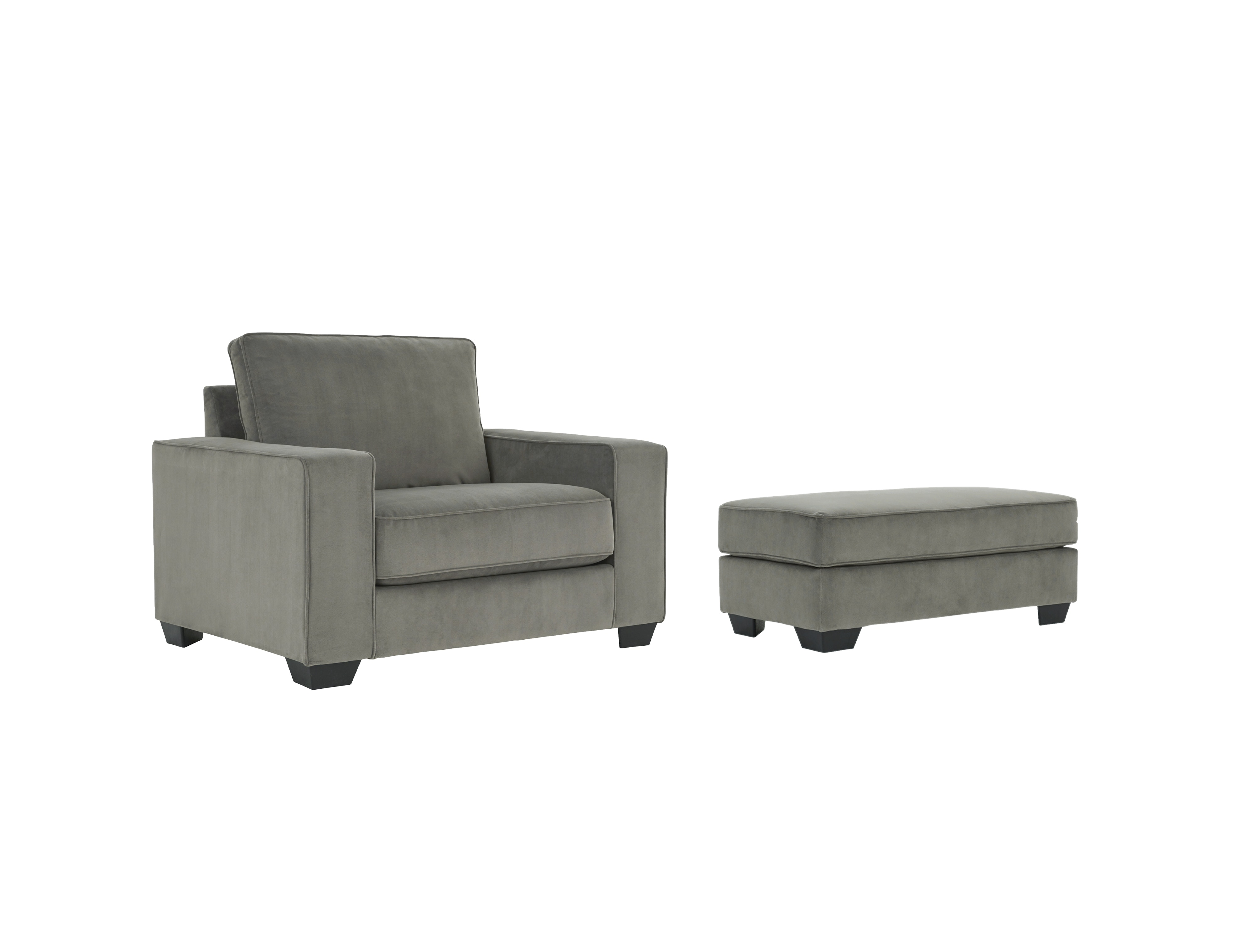 Ashley Angleton Angleton Oversized Chair and Ottoman 67703U2 - Portland ...