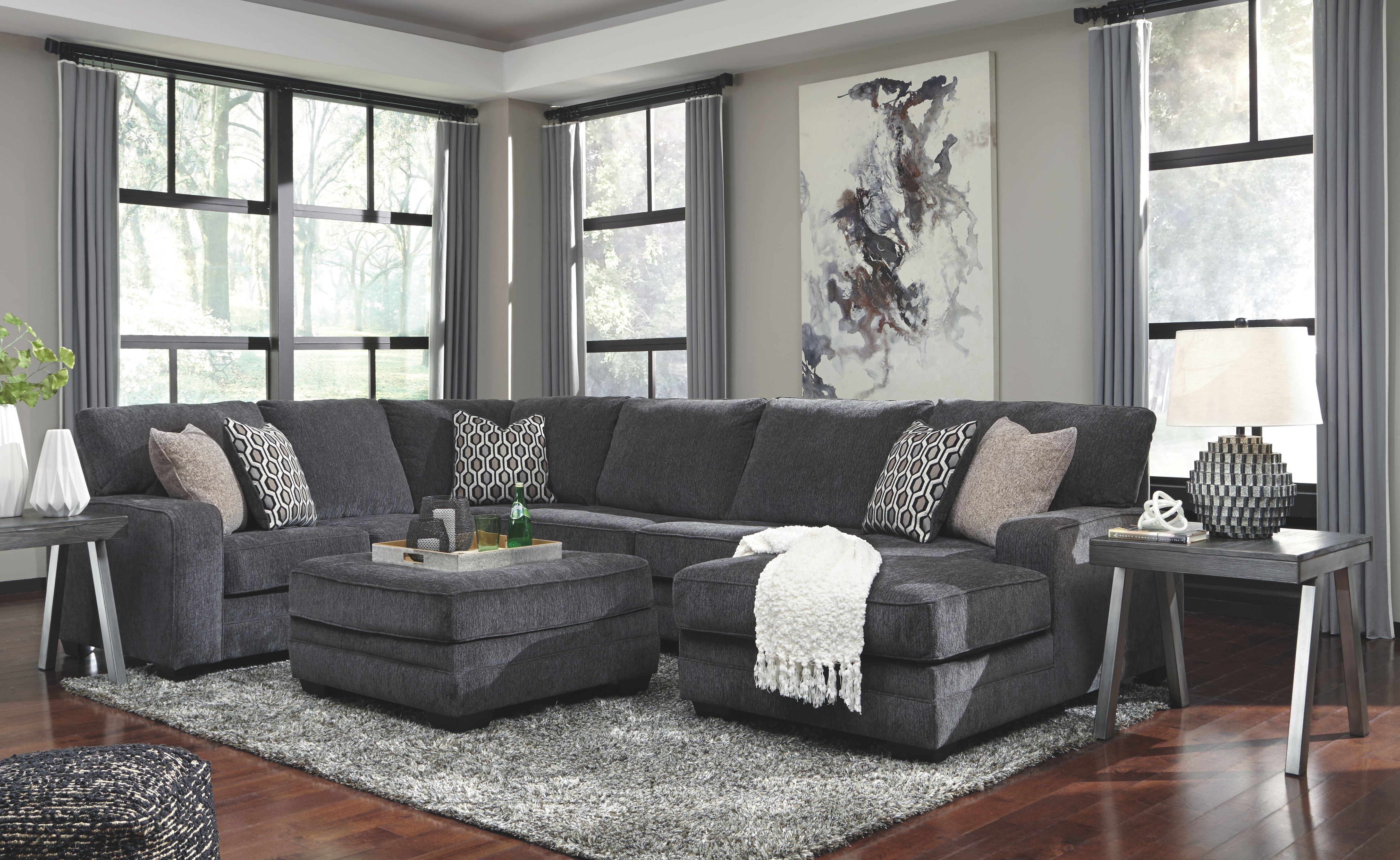 Benchcraft Living Room Tracling 3-Piece Sectional with Chaise 72600S2 ...