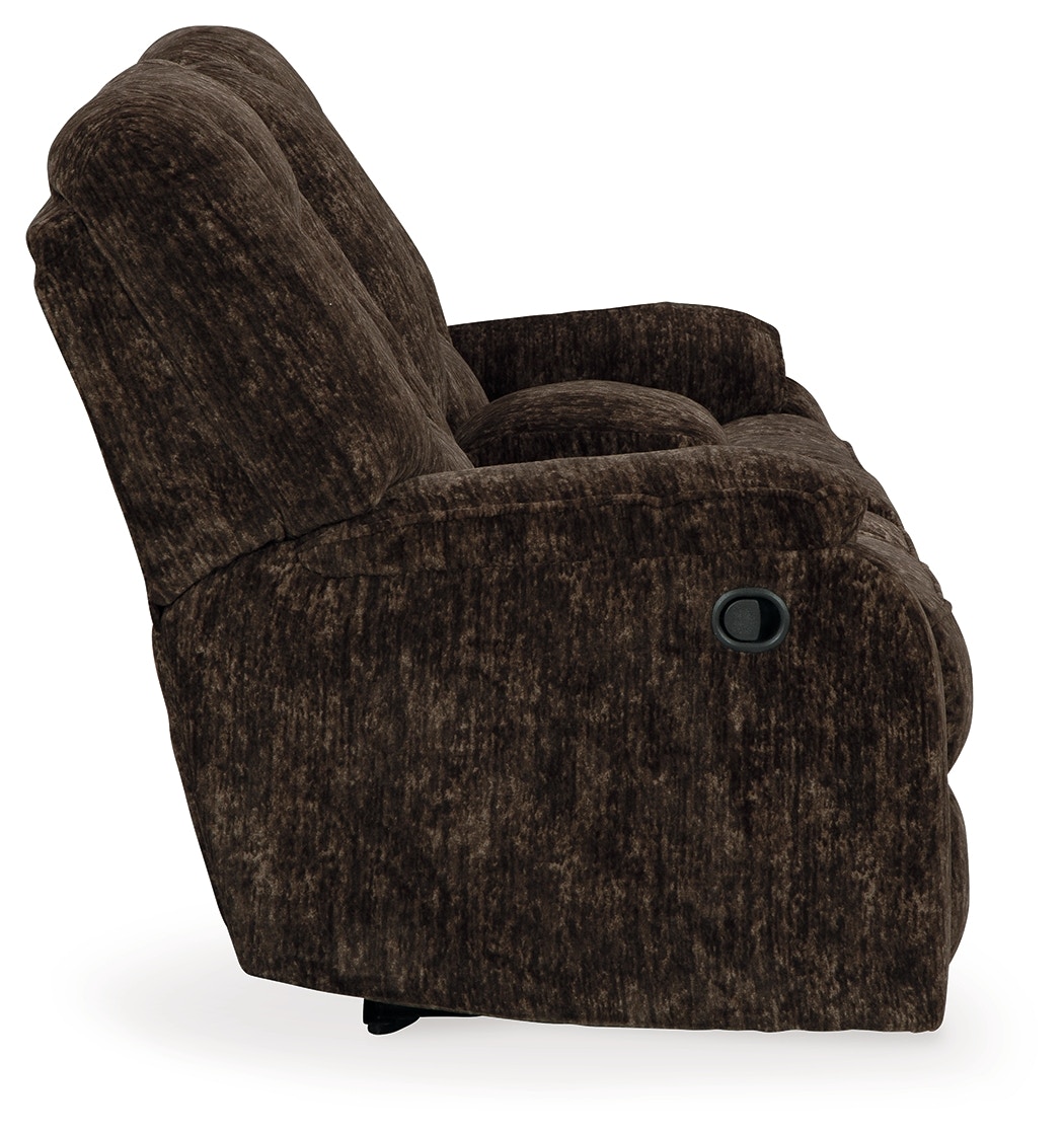 Ashley Soundwave Soundwave Reclining Loveseat with Console 7450294 ...