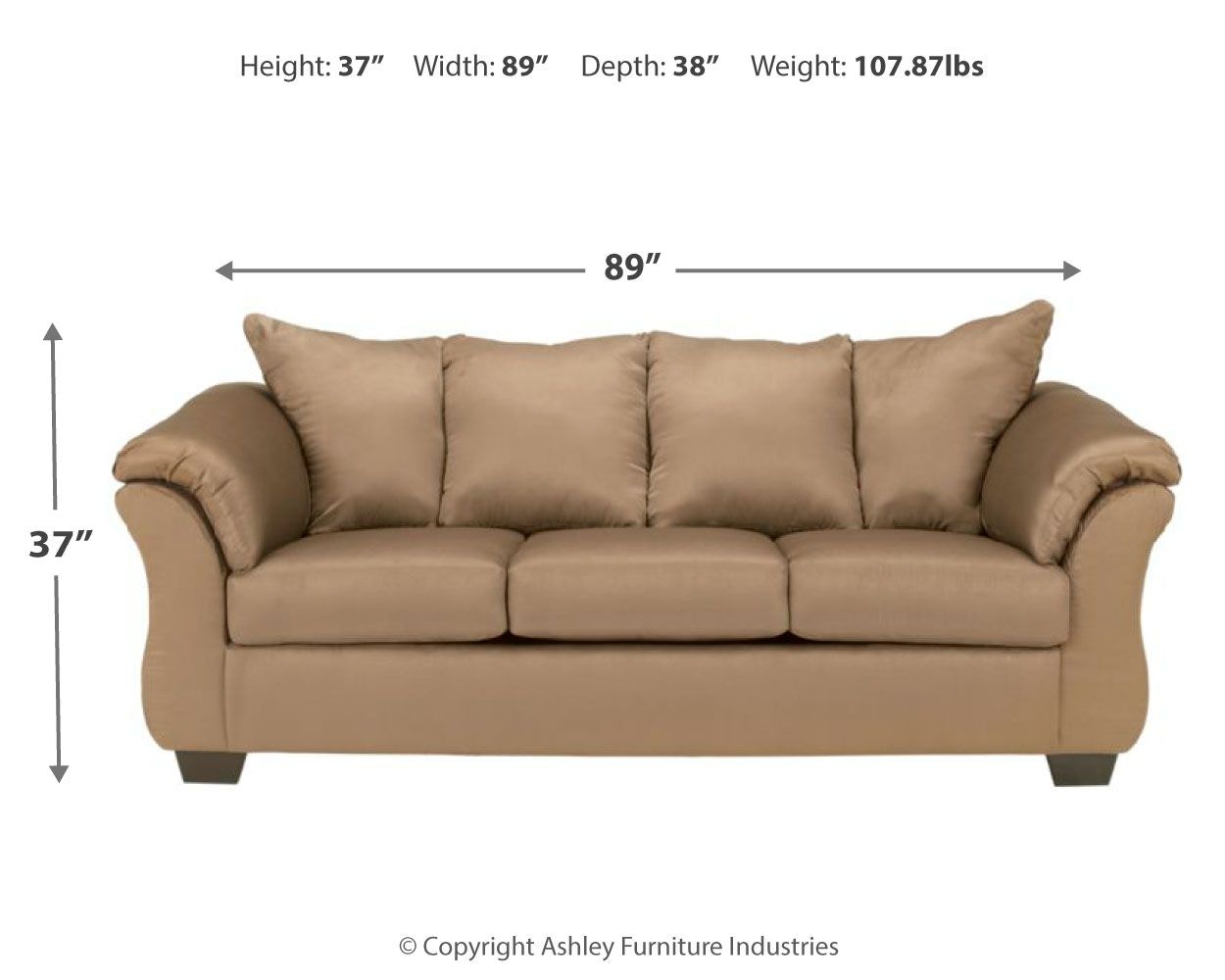 Darcy couch ashley furniture store