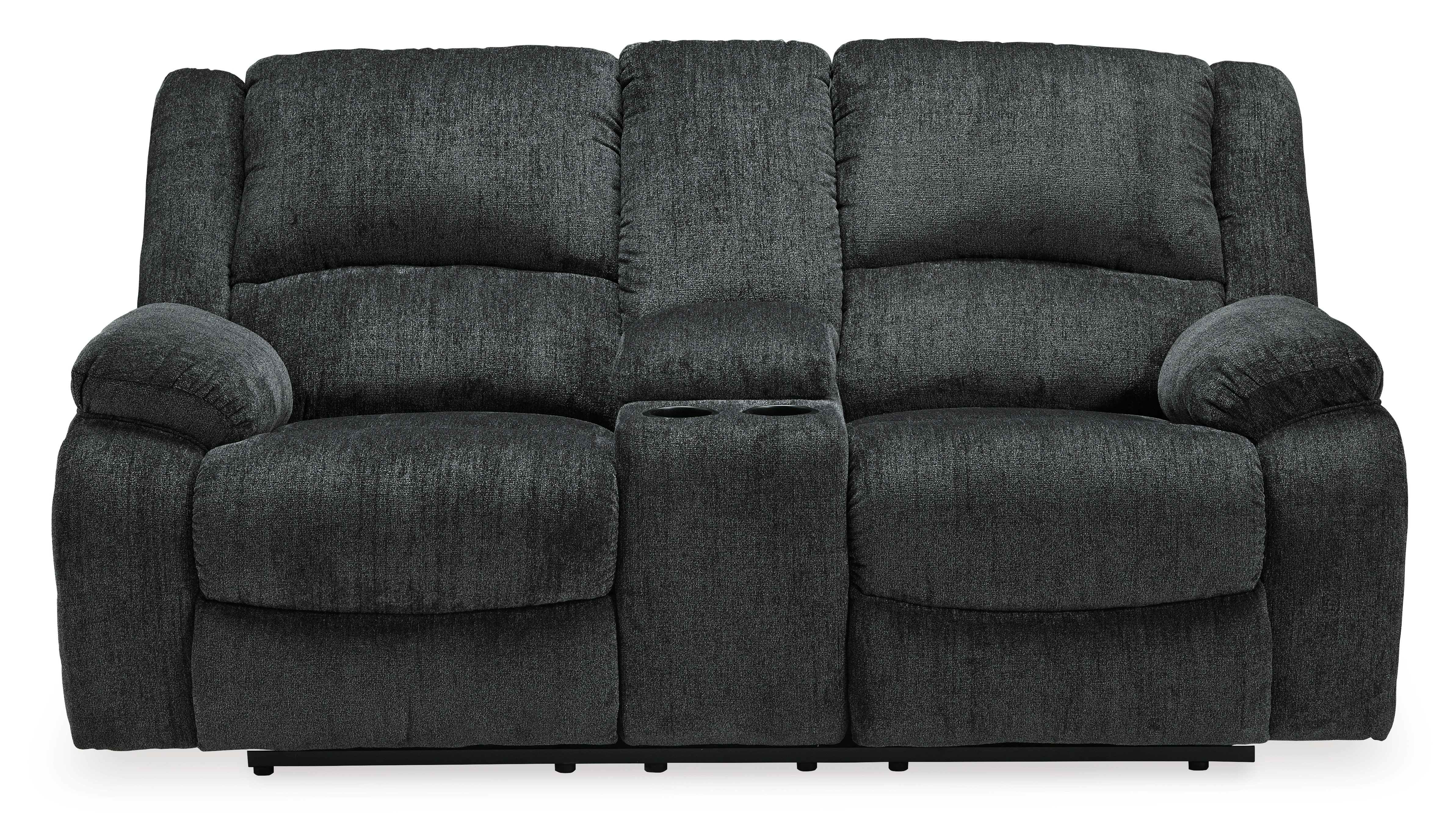Ashley Draycoll Draycoll Power Reclining Loveseat with Console 7650496 ...