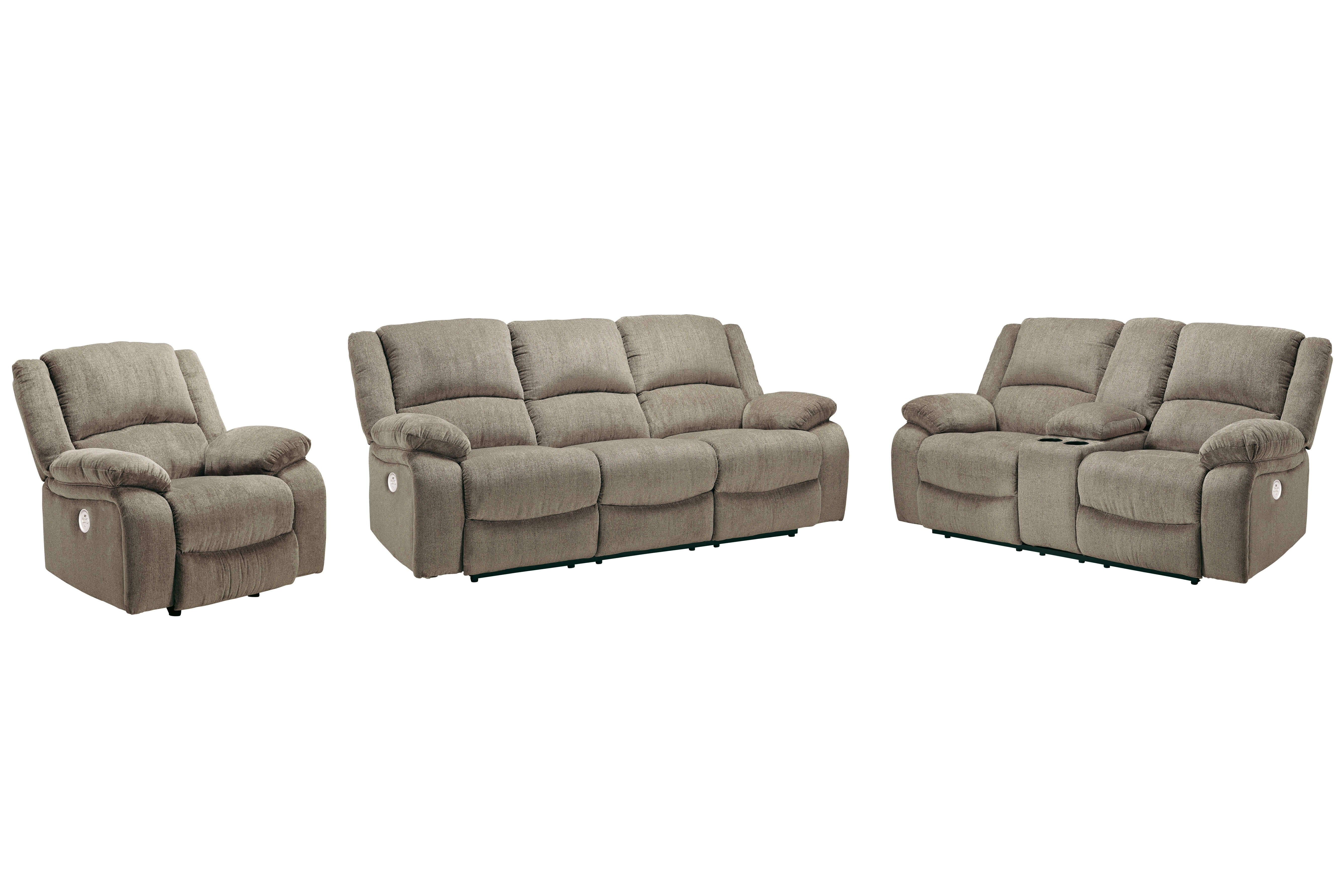 Signature Design by Ashley Living Room Draycoll Power Reclining Sofa ...