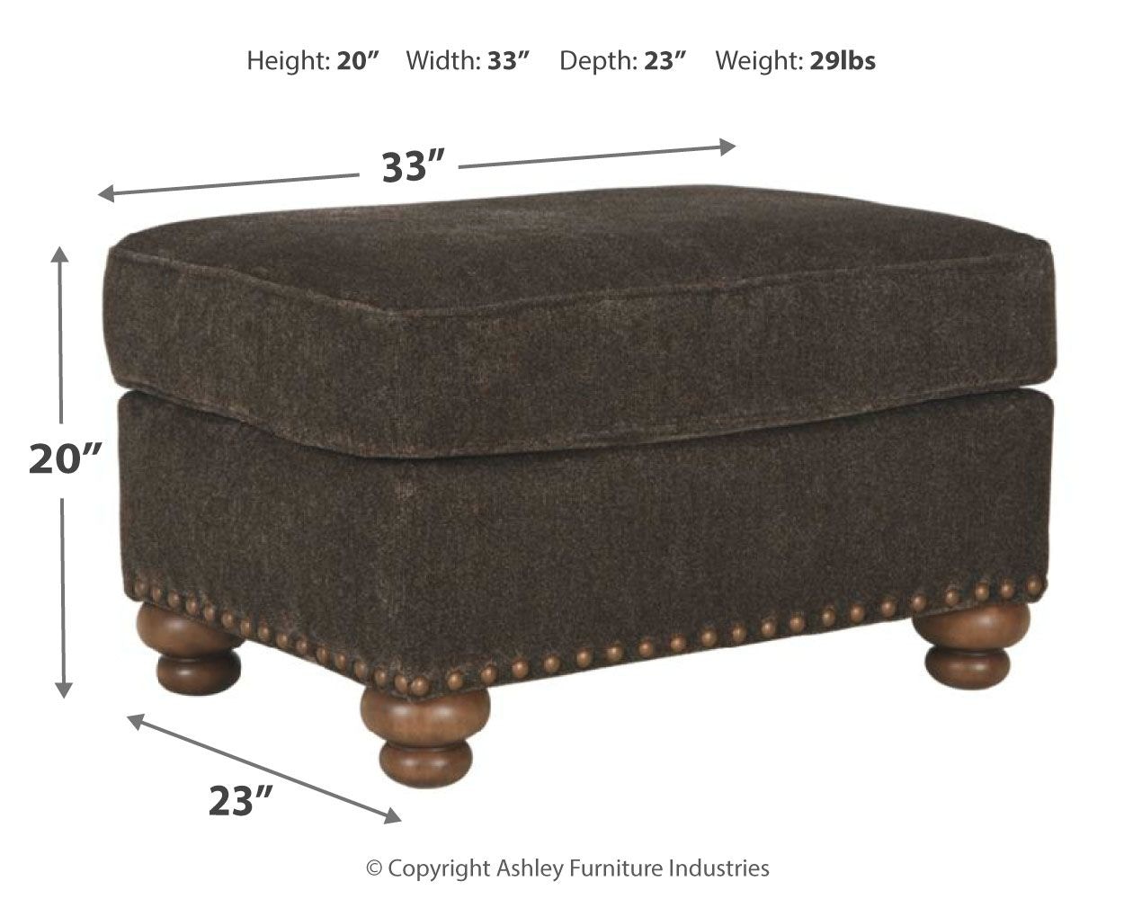 Ashley Stracelen Stracelen Ottoman 8060314 - Portland, OR | Key Home ...